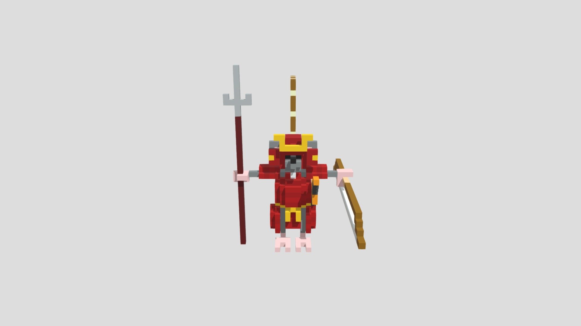 Mouse Samurai - Download Free 3D model by colombo0718 [7a41a8a] - Sketchfab