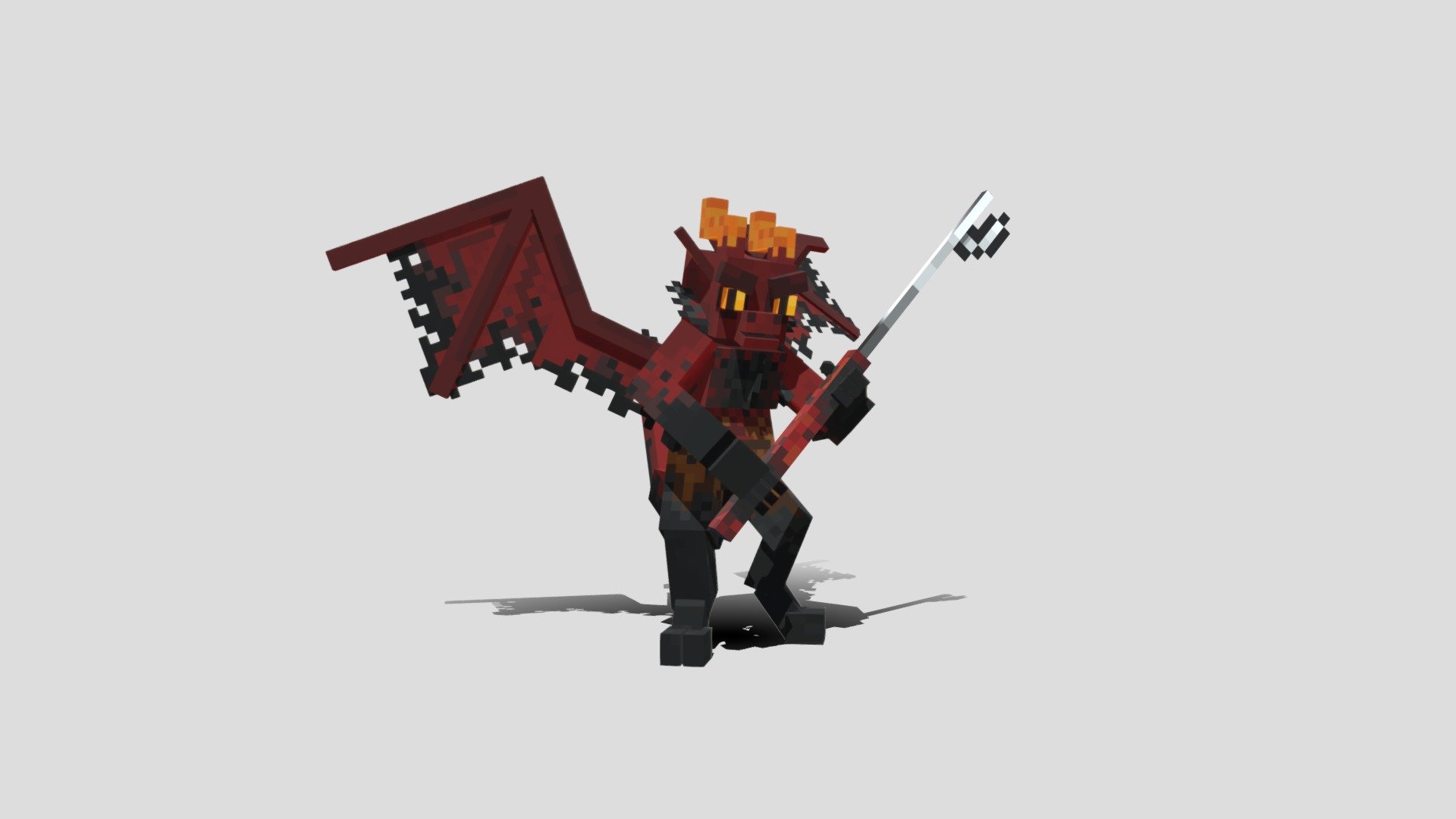 Dragon-demon - 3D model by merlinmelon [7a41cab] - Sketchfab