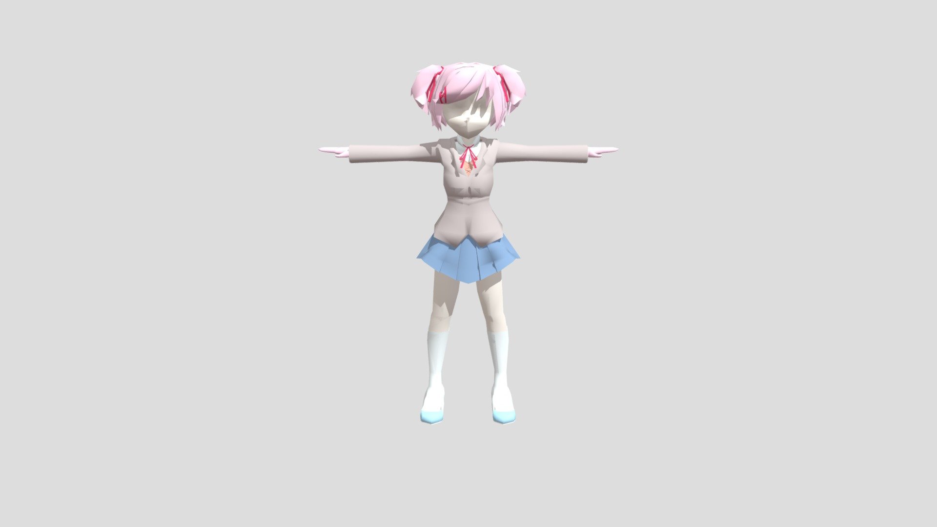 Natsuki - Download Free 3D model by AmandaNerd (@baricustom) [7a432a2 ...