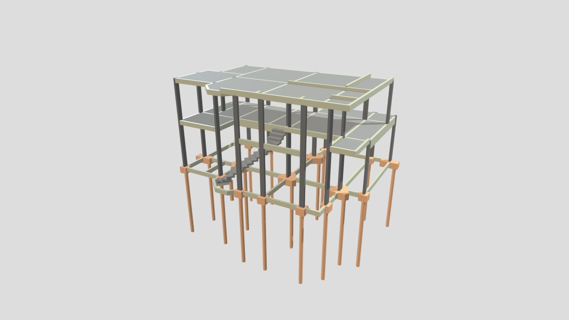 PROJETO ESTRUTURAL PATRICK - SANTA MARIA RS - Download Free 3D model by ...