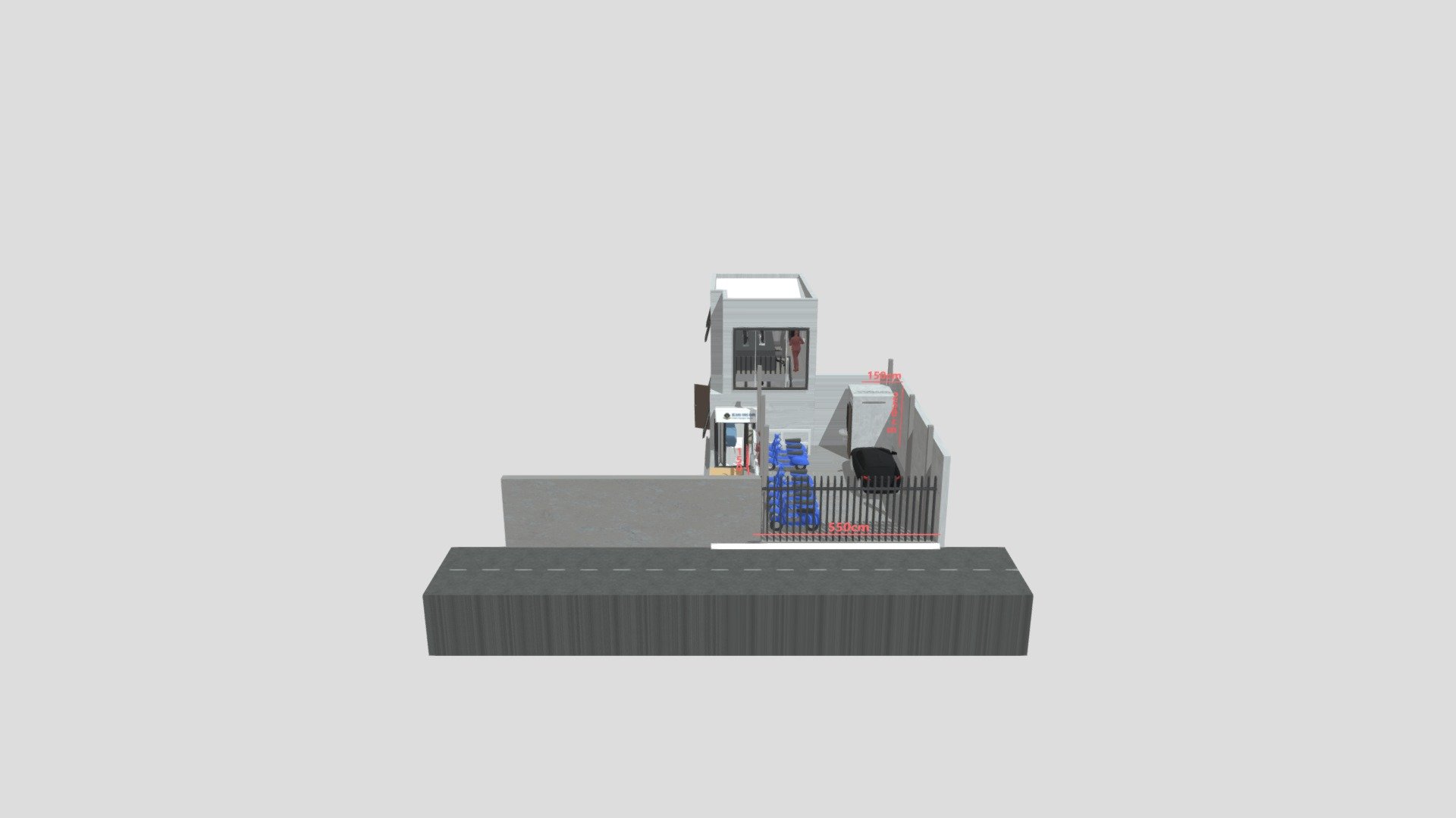 Sketsa Kantor_carport01_08-10 - 3D model by ariaperdana24 [7a45d3b ...