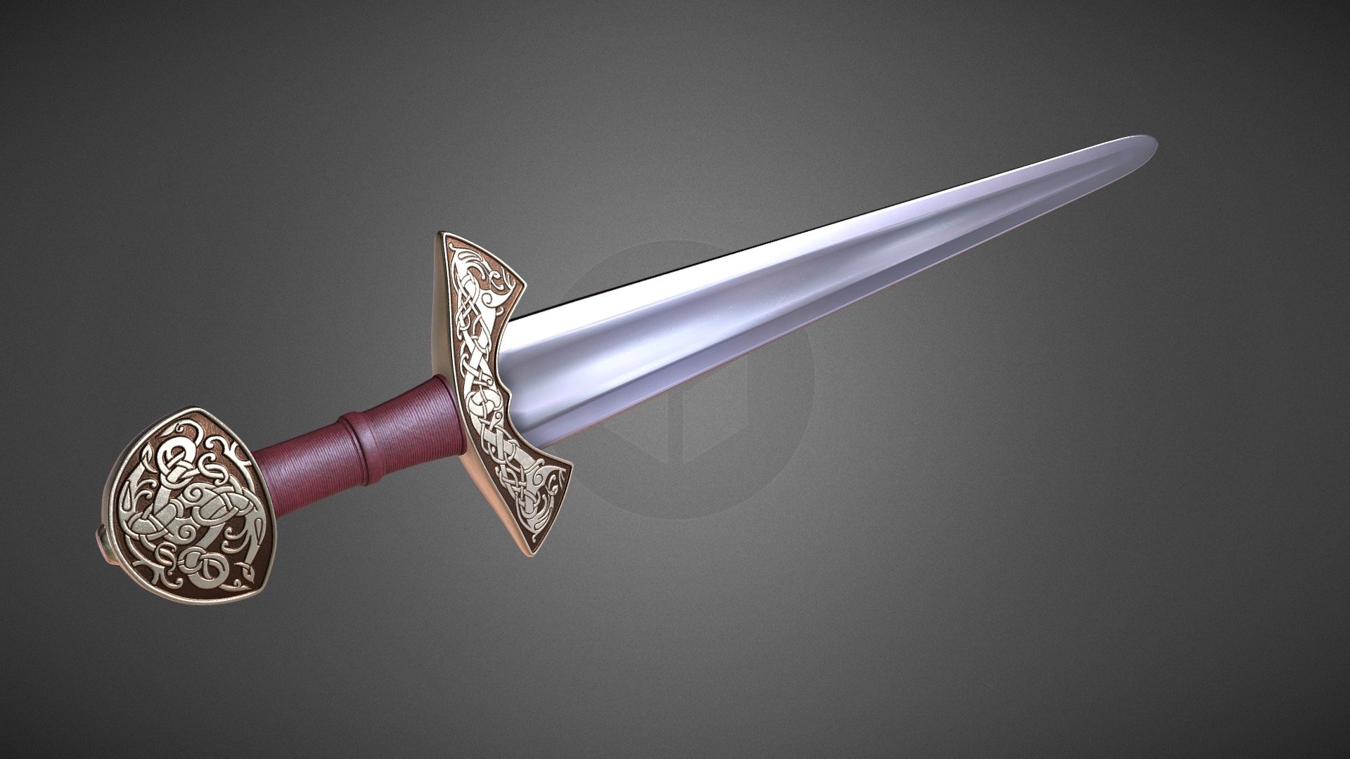 "Valkyrja" Sword. - 3D model by stampido [7a472b7] - Sketchfab