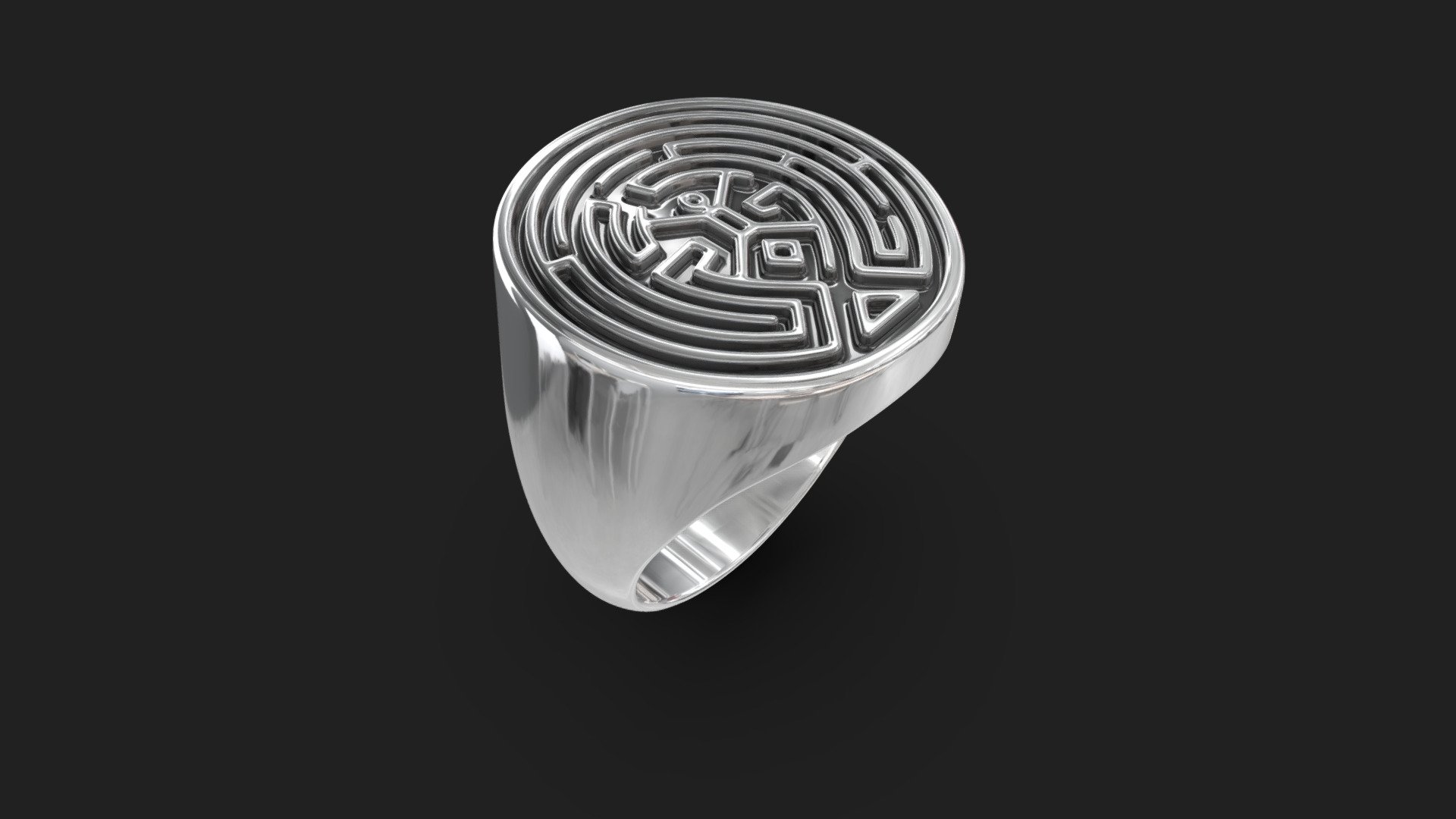 Westworld Maze Ring - Buy Royalty Free 3D model by Busanello [7a477b7 ...