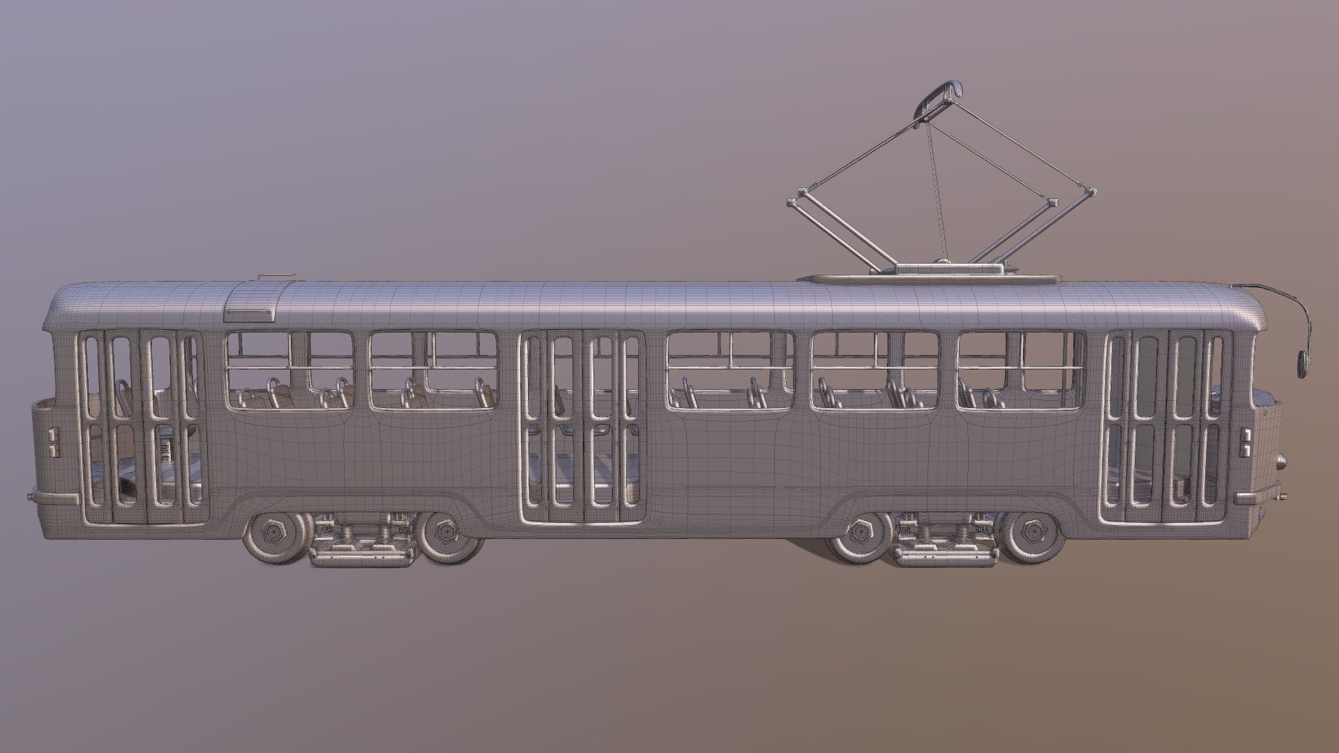 1999 Tram - 3D model by egsmrnv [7a4830b] - Sketchfab
