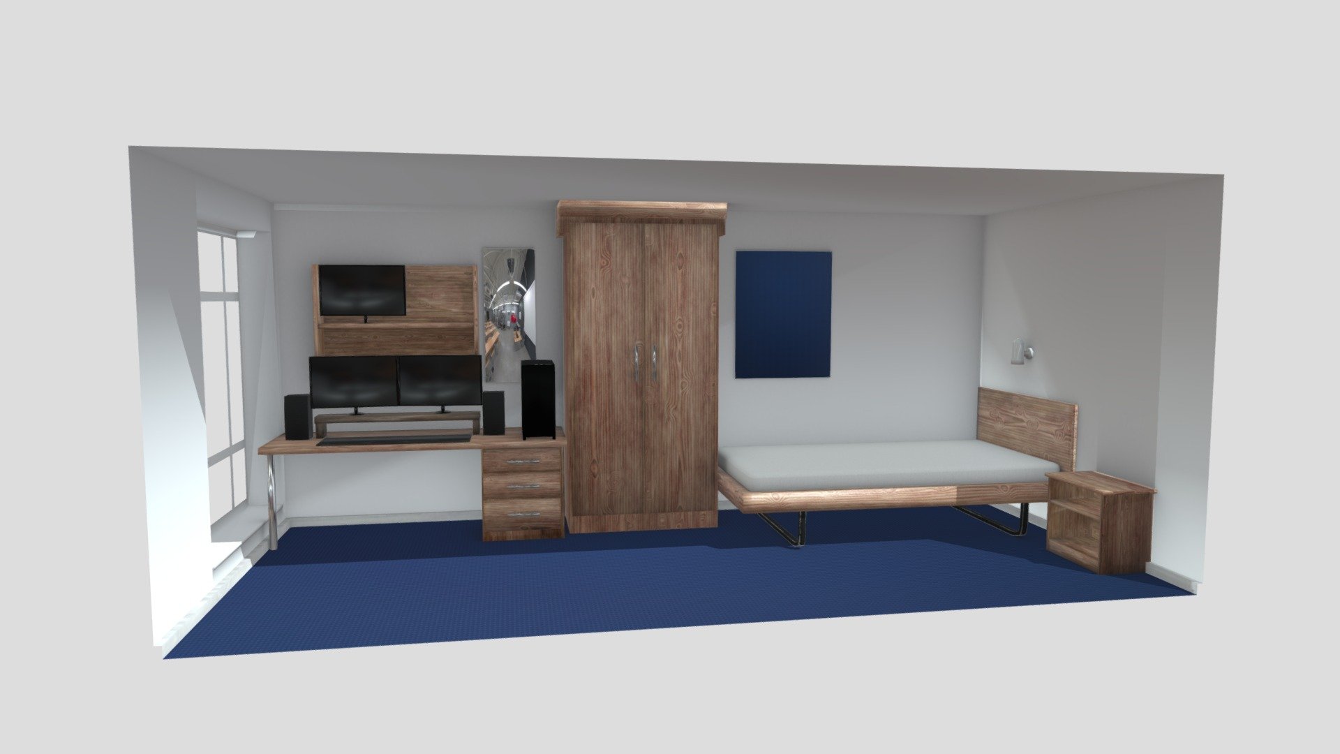 Room - 3D model by Jel (@Jelfolio) [7a485cc] - Sketchfab