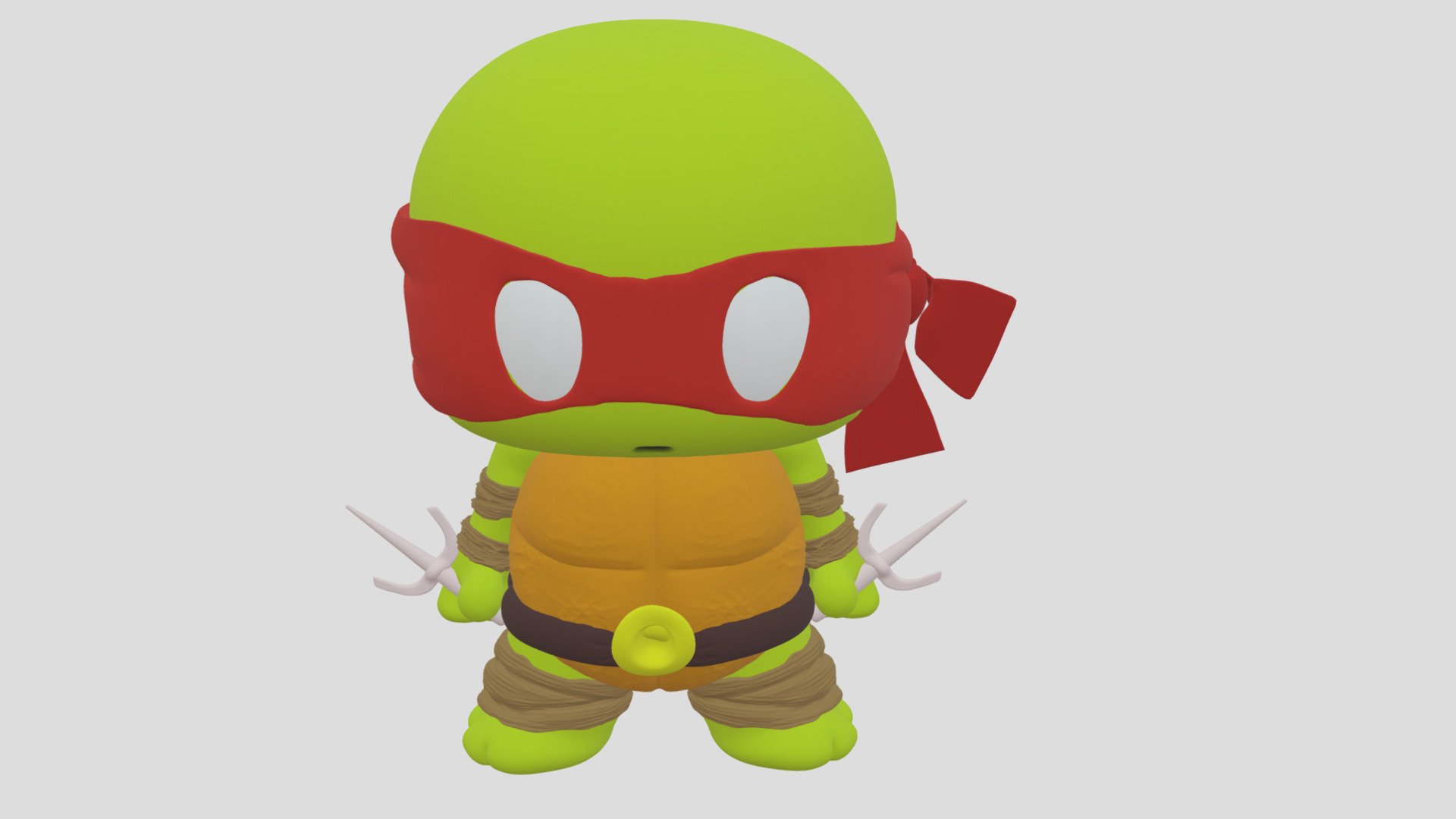 Raph chibi - 3D model by eloyfarina [7a488e2] - Sketchfab