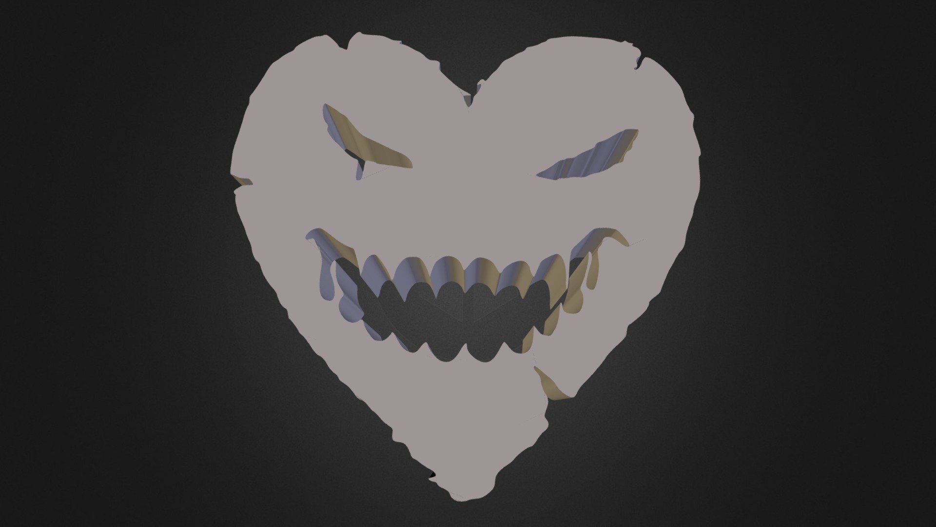 EVIL HEART4.0 - 3D model by cmb3d [7a489a7] - Sketchfab