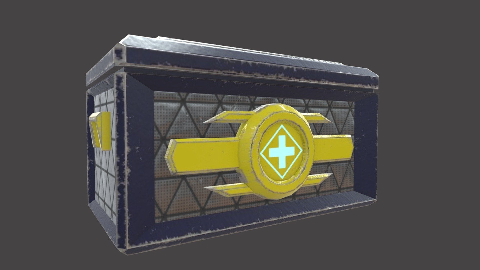 SciFi Health Crate - 3D model by BenjaminMattson [7a4945c] - Sketchfab