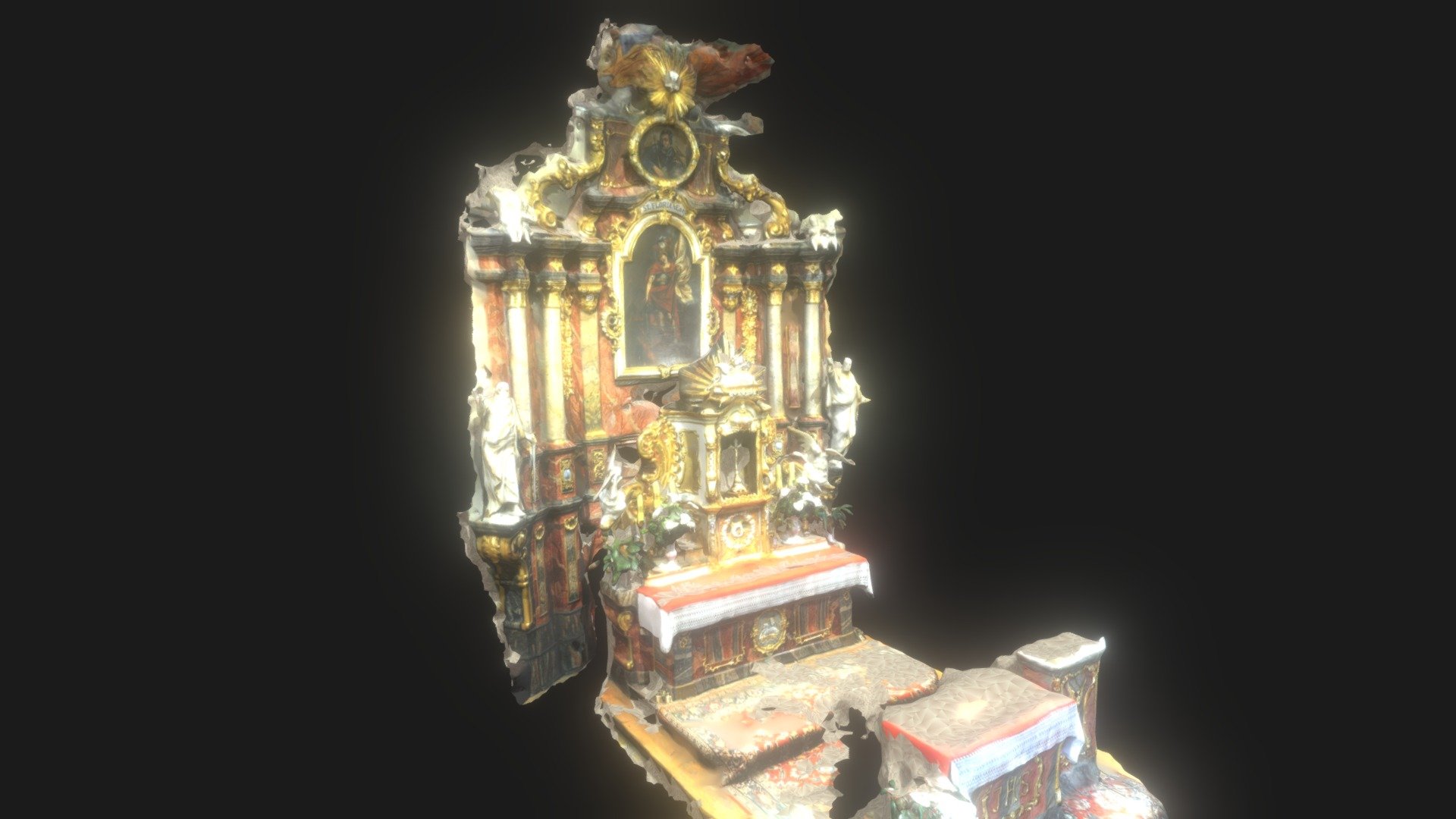 A Baroque altar - Buy Royalty Free 3D model by DATAsculptor (@degross) [7a4b6d6] - Sketchfab Store