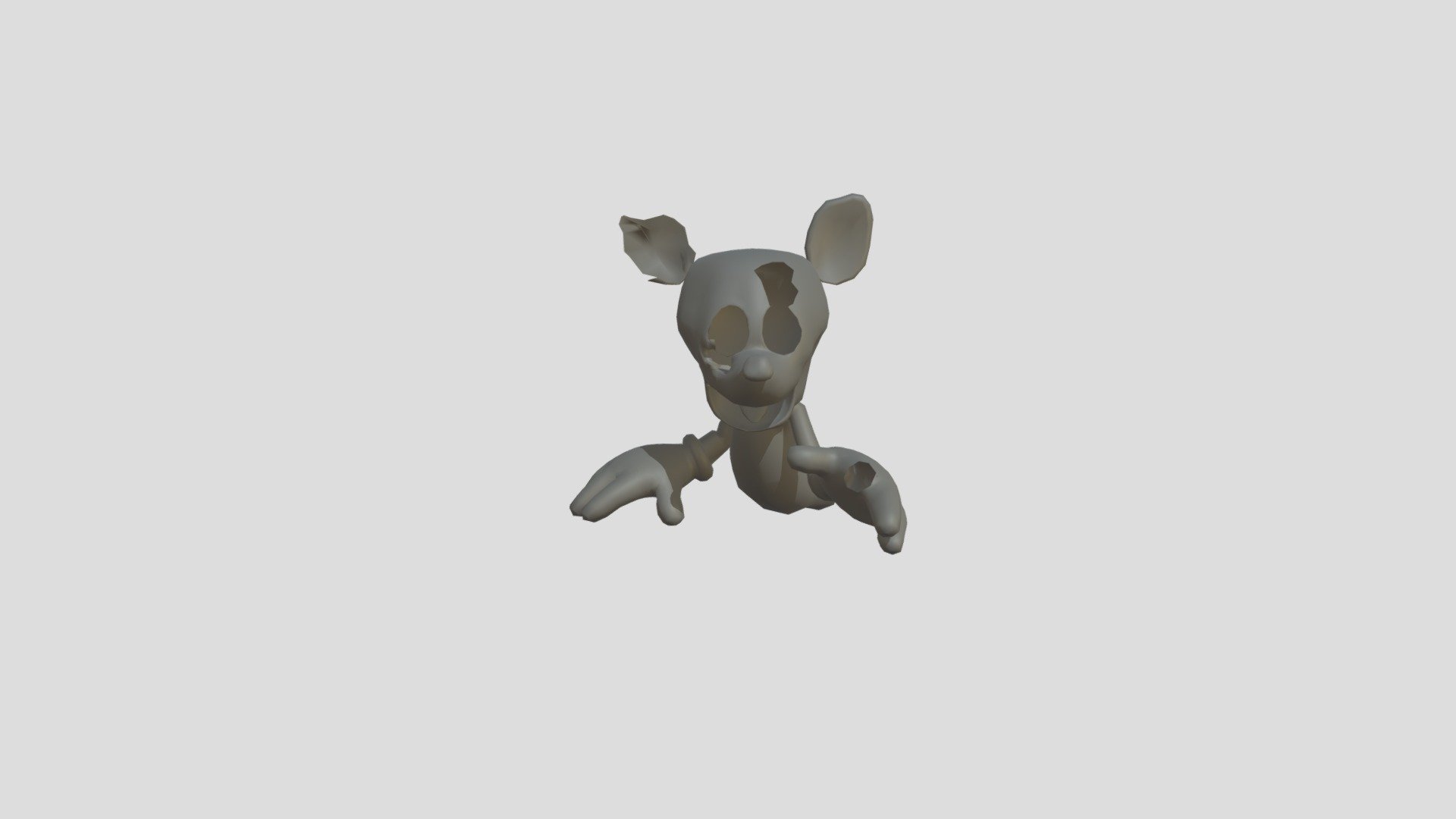 Zombie The Face - Download Free 3D model by NachiG [7a4cfa7] - Sketchfab