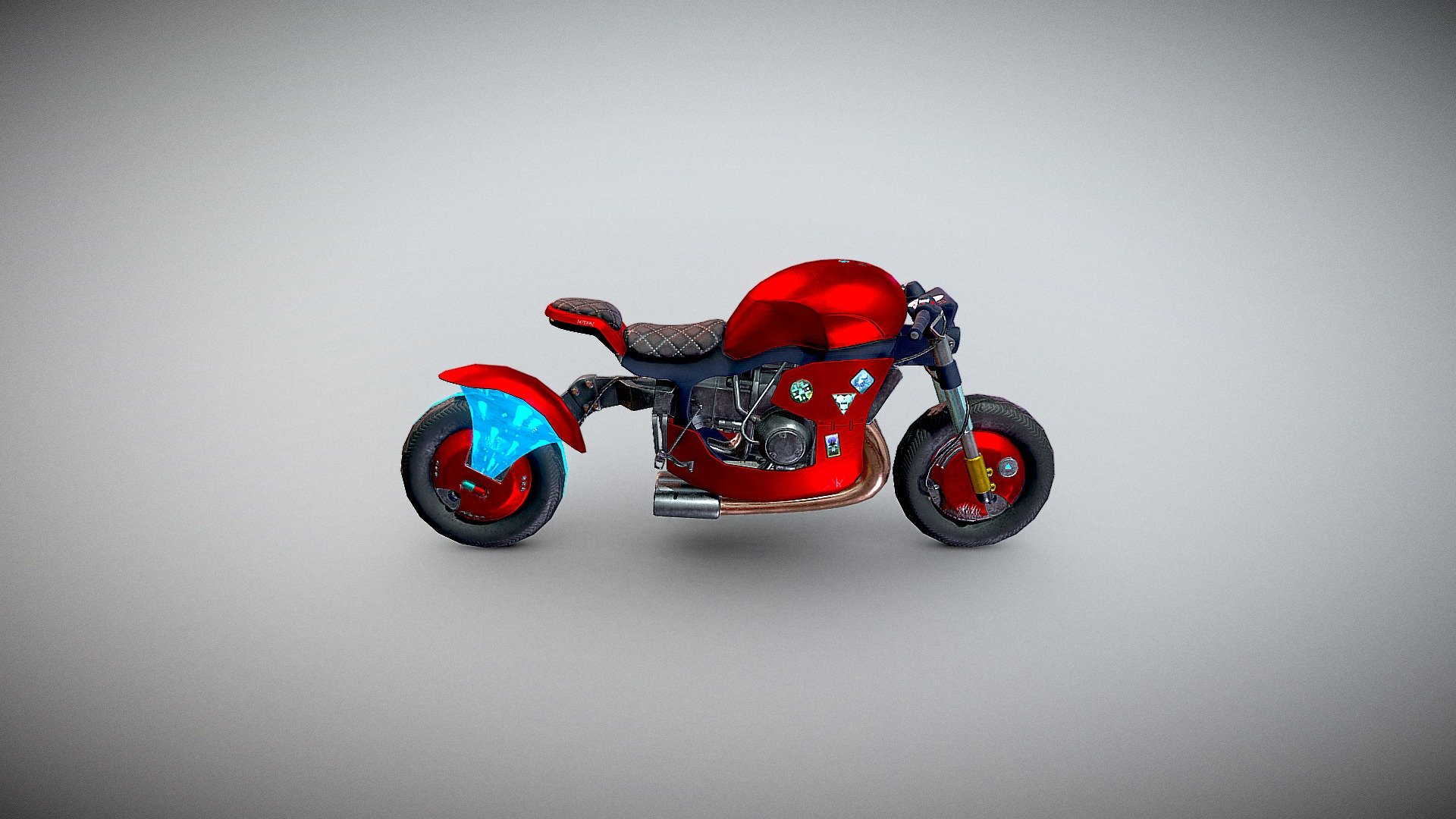 Motorbike - 3D model by jmirwin99 [7a4deed] - Sketchfab