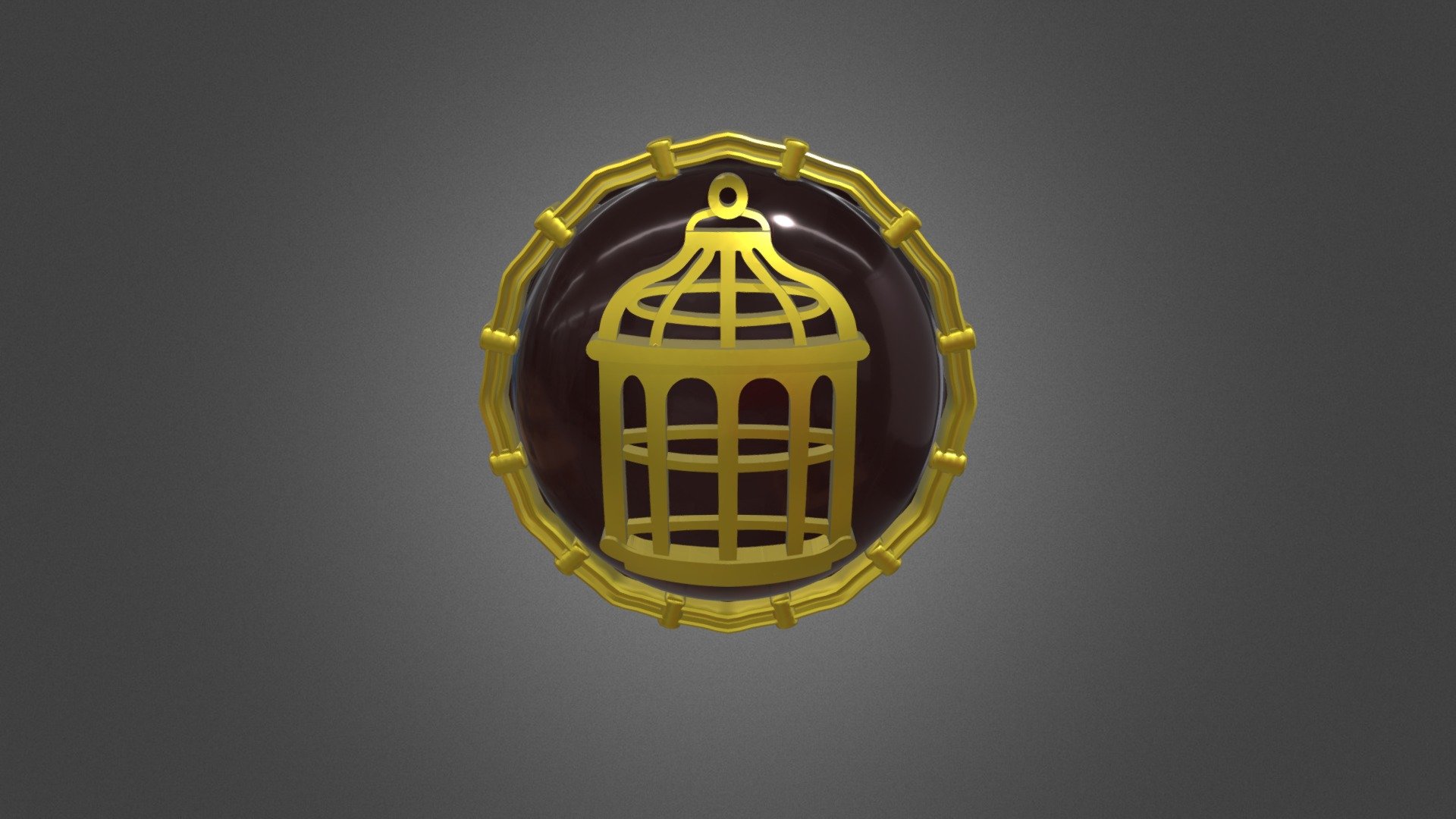 bioshock - cage brooch - 3D model by Viatorestw [7a4f908] - Sketchfab