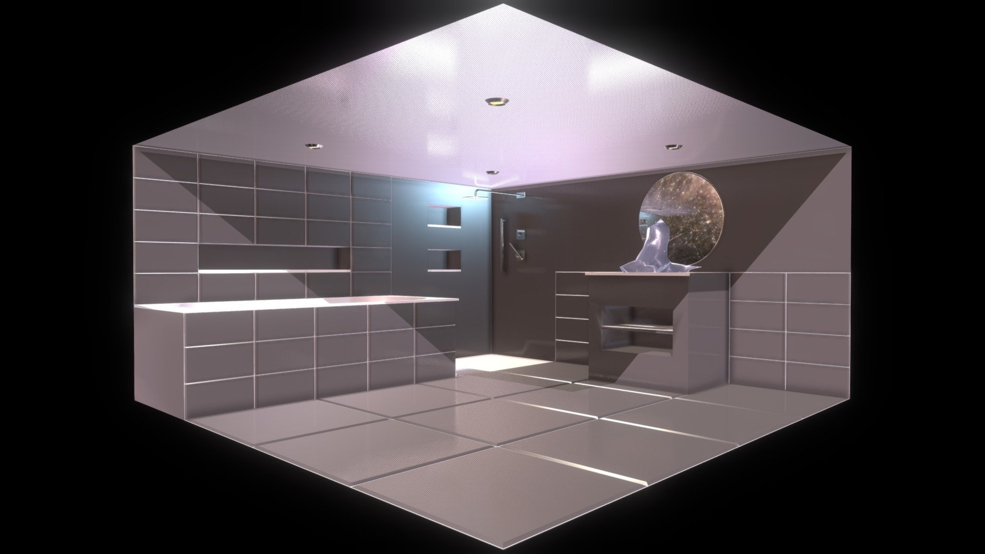 Flooding bathroom - Buy Royalty Free 3D model by Lycortas [7a52cab ...