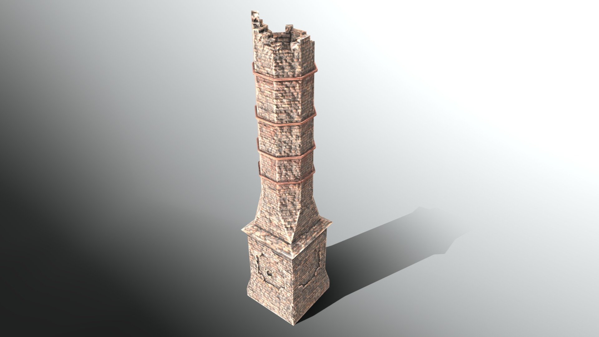 Pavlov House Chimney Tower - 3D model by adrianovalentini ...