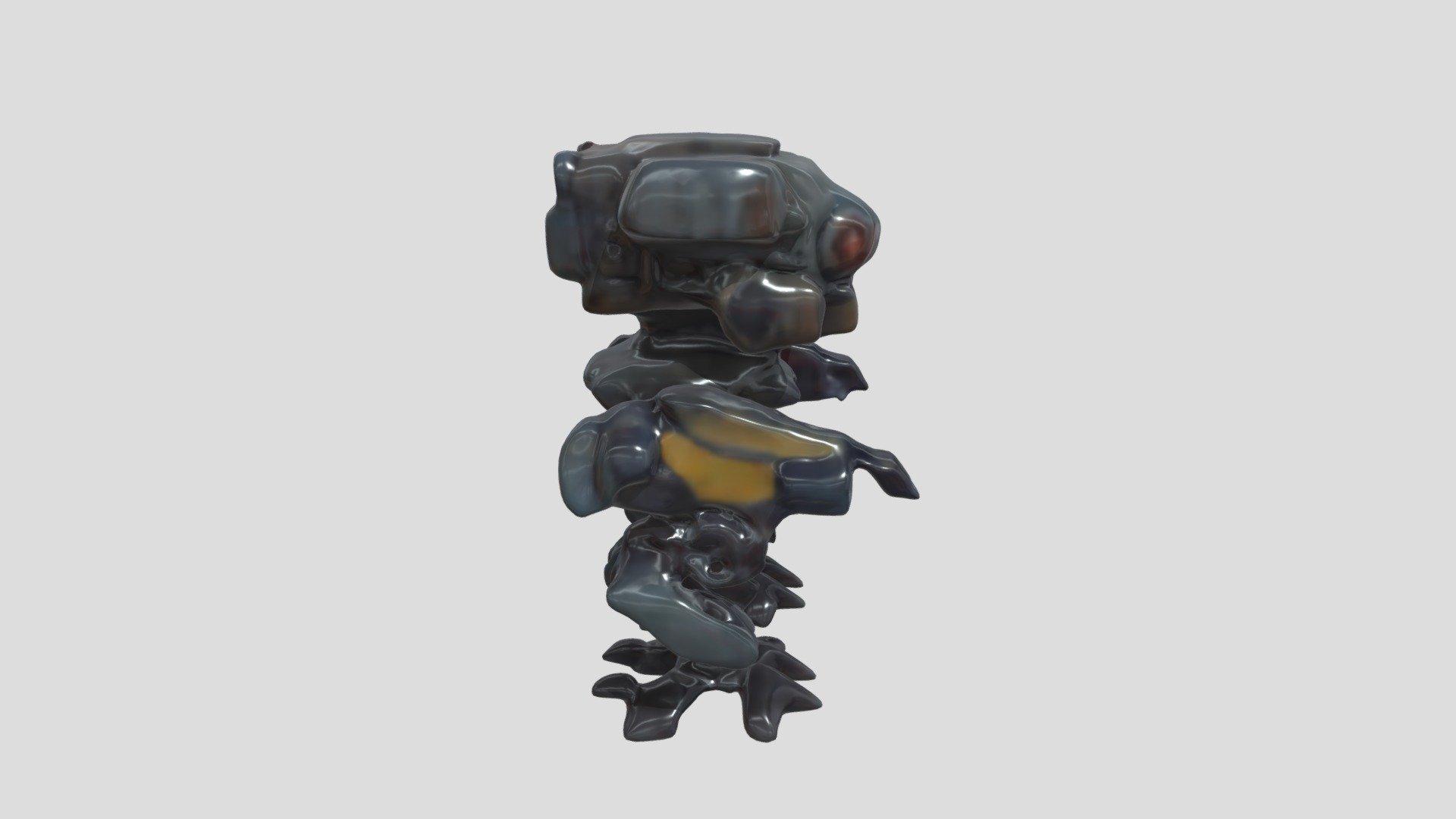 cute battle robot in armor t pose (1) - 3D model by tanyue18633115183 ...