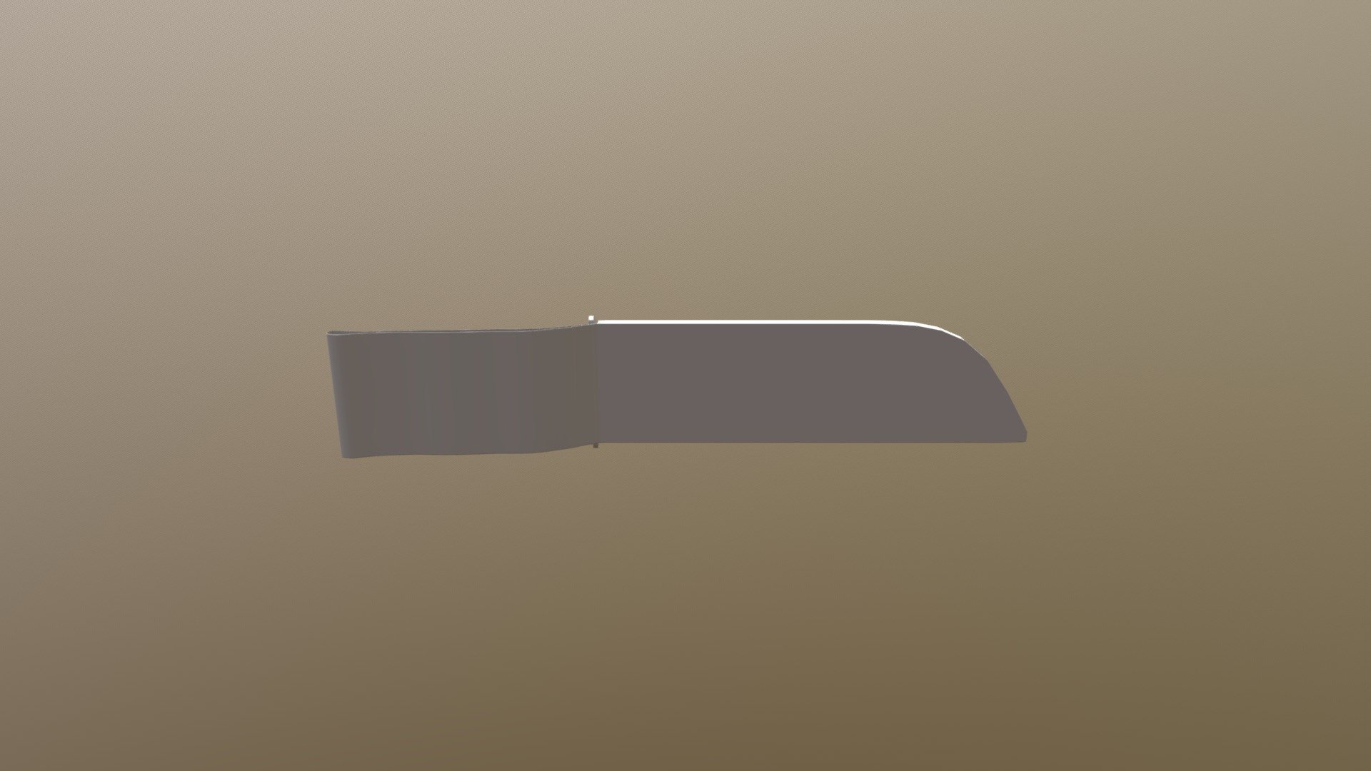 Low-Poly Knife - 3D model by LucasZanek [7a54873] - Sketchfab