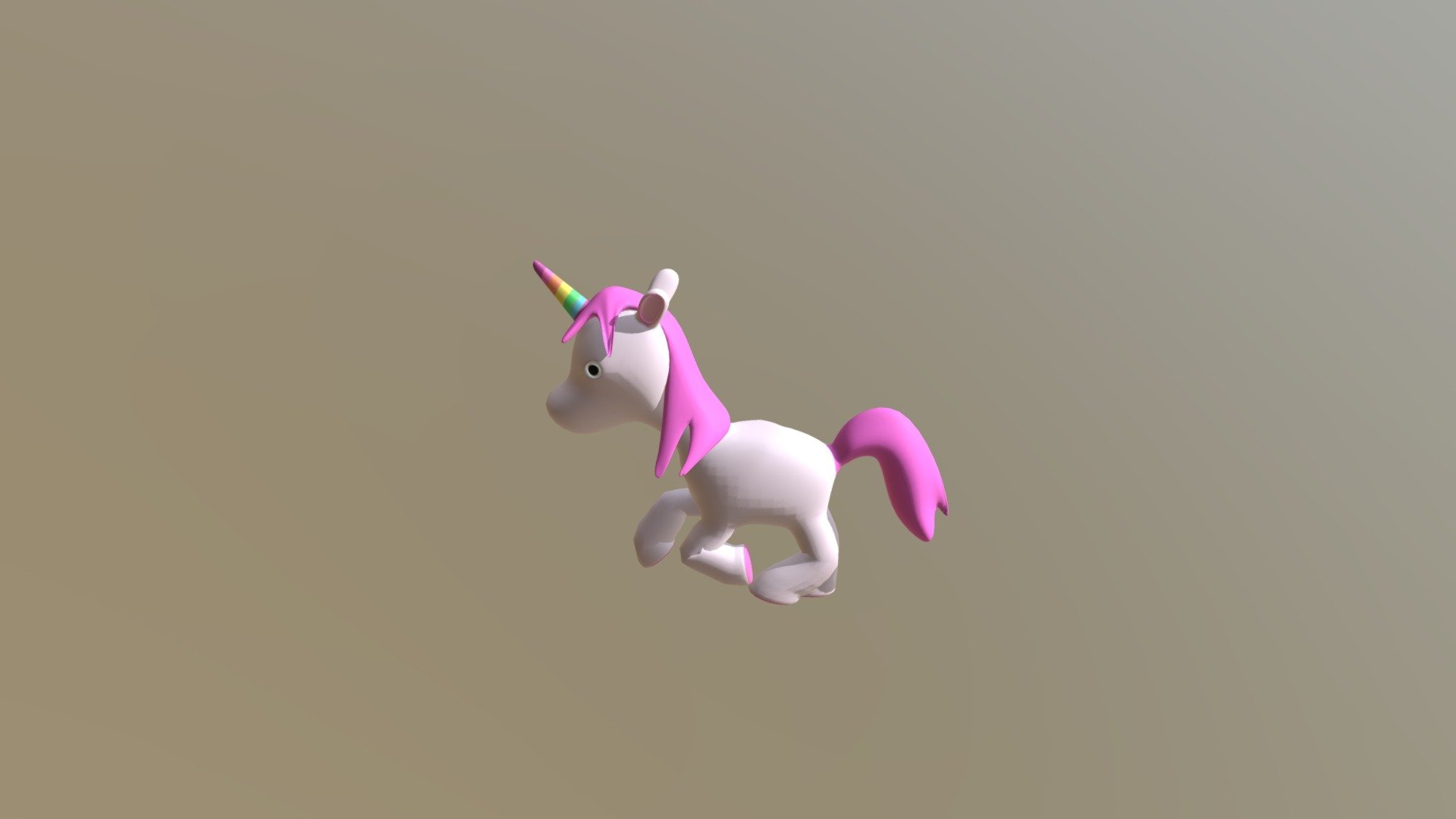 Sparkles the Unicorn: Run Animation - 3D model by Lunaxie [7a54a37 ...
