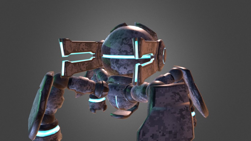 SentryBot WIP - 3D model by Antoine Lambert (@lambertantoine) [7a59b9f ...