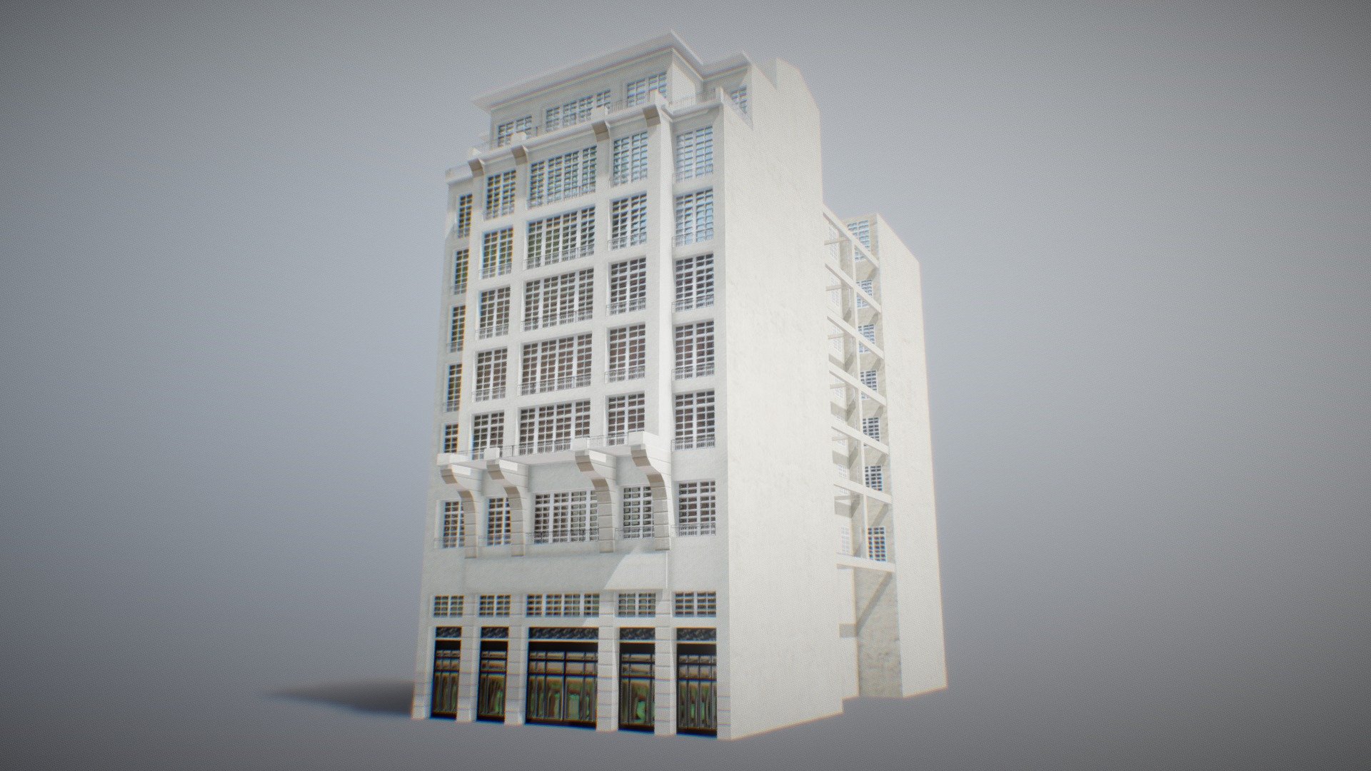 Guinle Building - 3D model by Vinicius Mendonça (@viniciustk) [7a5a5a1 ...