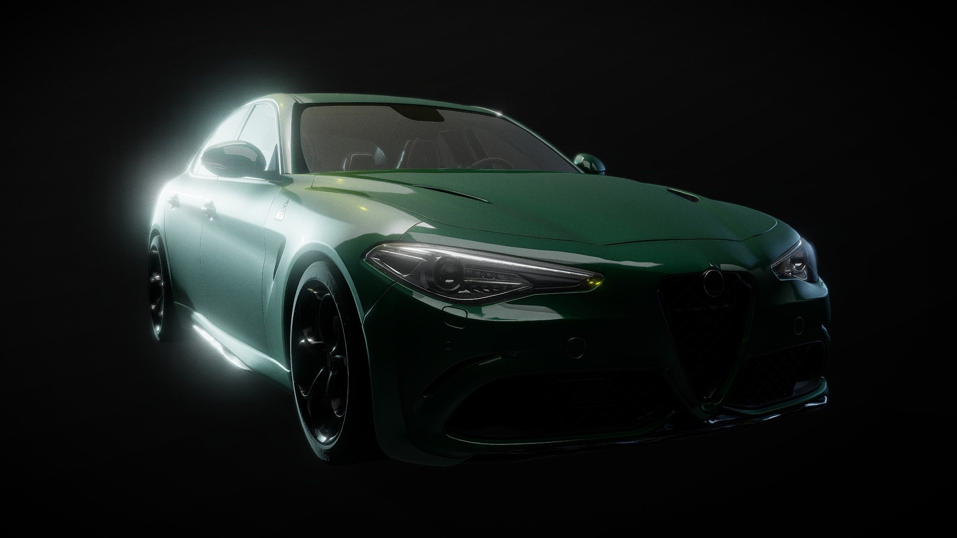Alfa Romeo Giulia Quadrifoglio - Download Free 3D model by ijiklvn ...