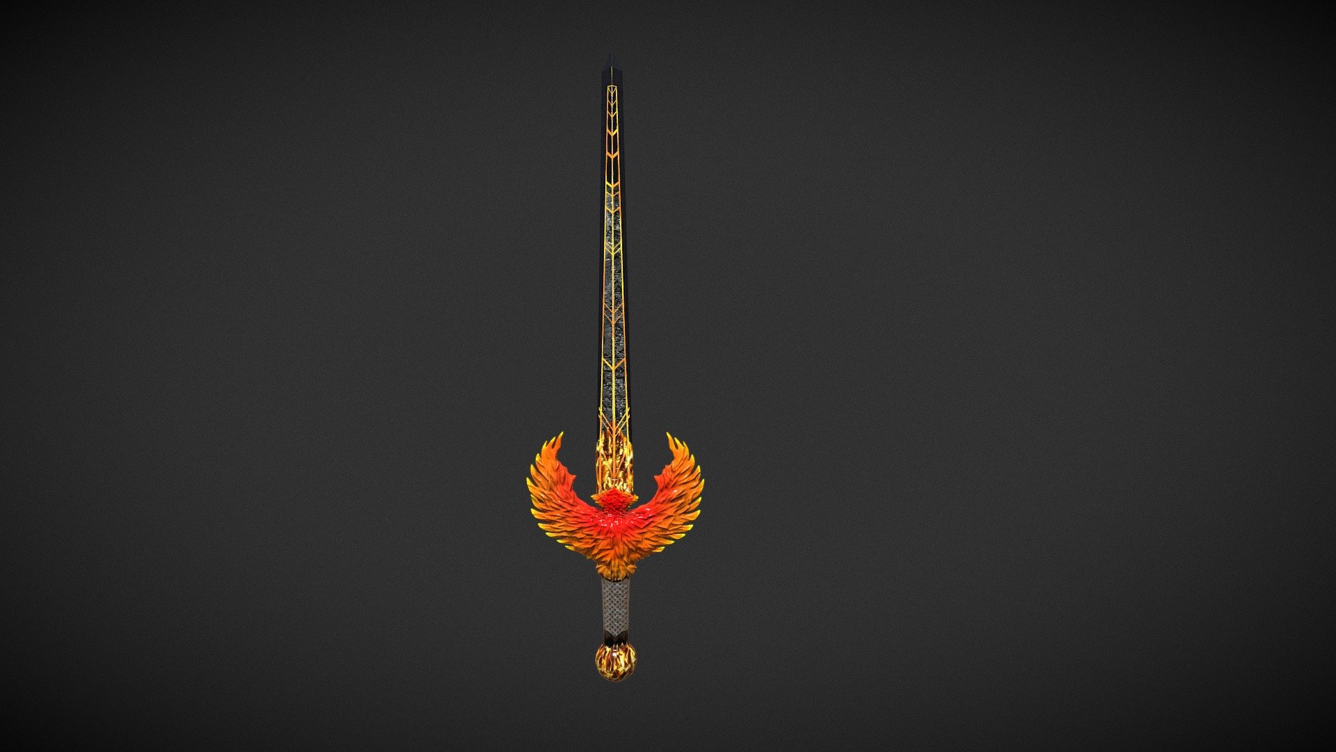 Dark Phoenix Sword - 3D model by Nordban [7a5eadc] - Sketchfab