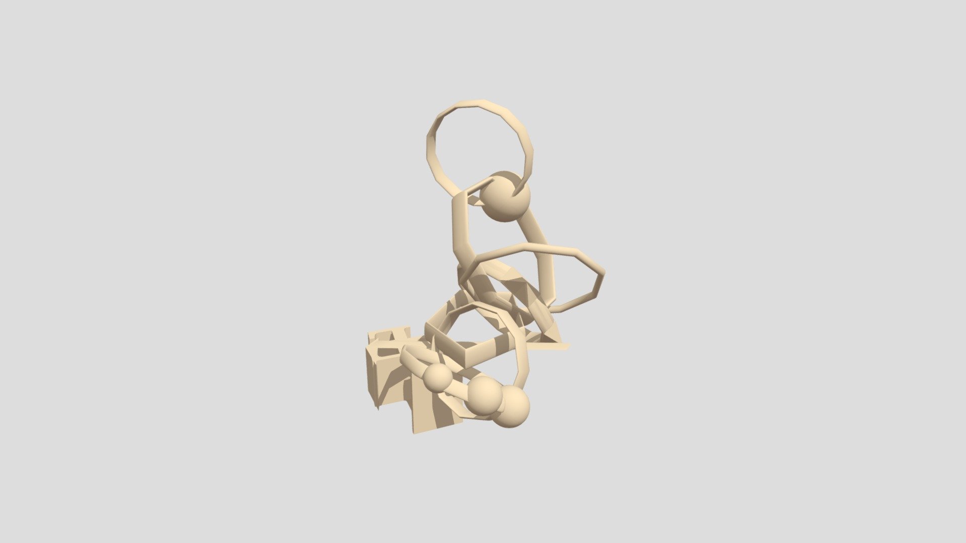 Floating Chain - 3D model by mbraget [7a5f37b] - Sketchfab