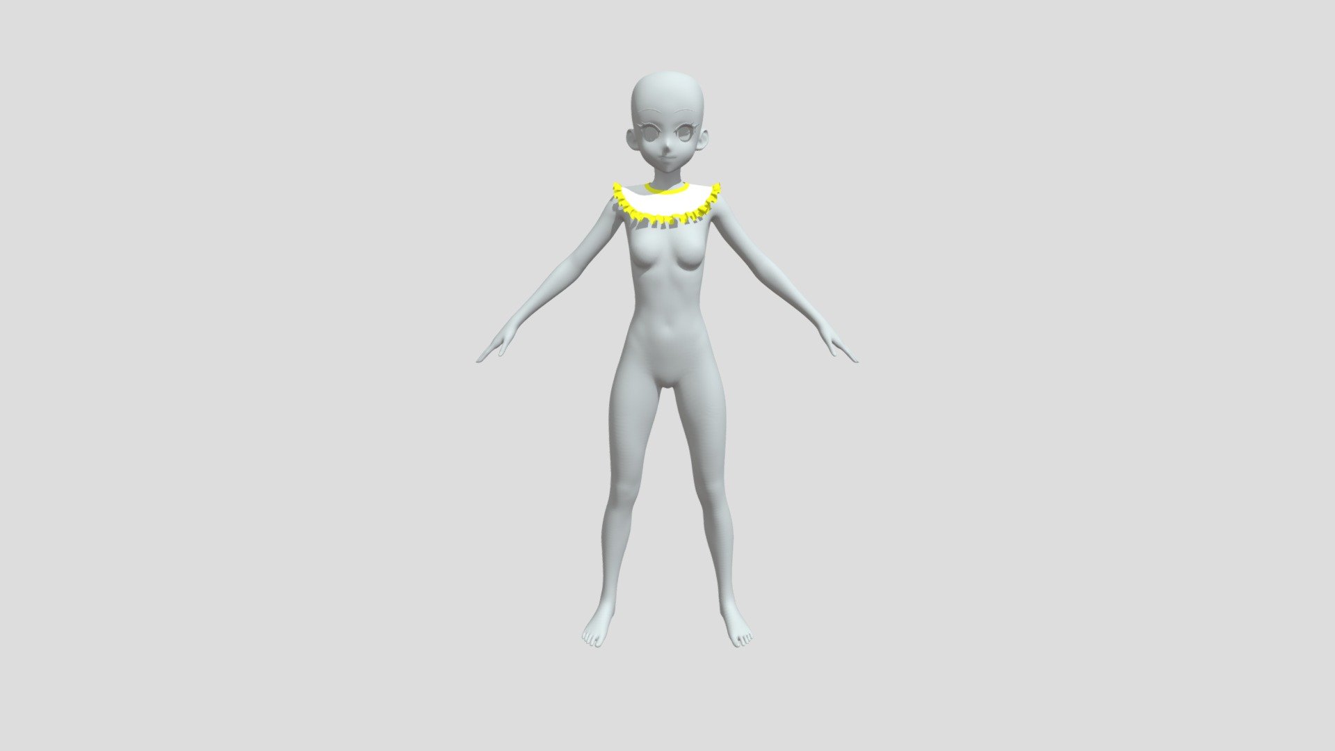 Maid Neck Ruffles 2 - Download Free 3D model by neutralize [7a5f669 ...