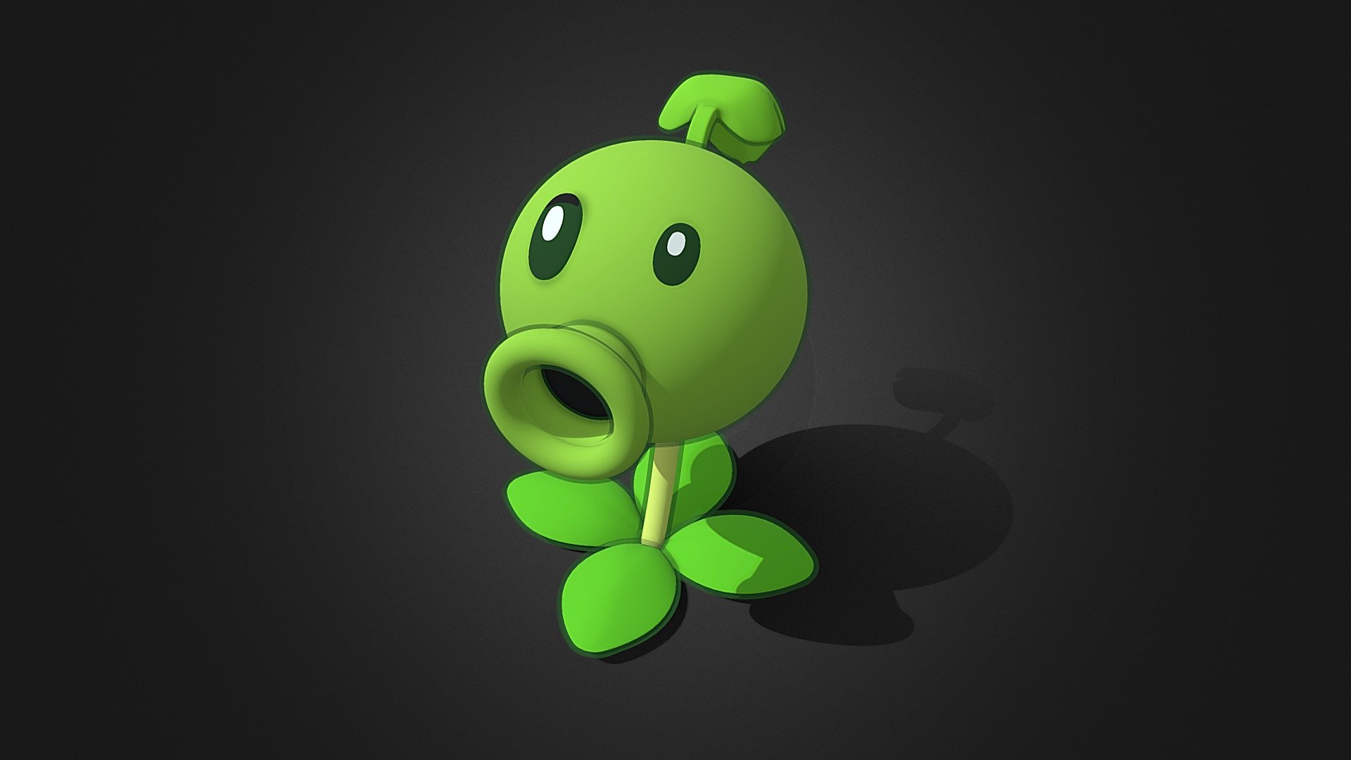 Plant (Plant Vs Zombies) - 3D model by Mar (@mchanca.miguel) [7a621ee ...