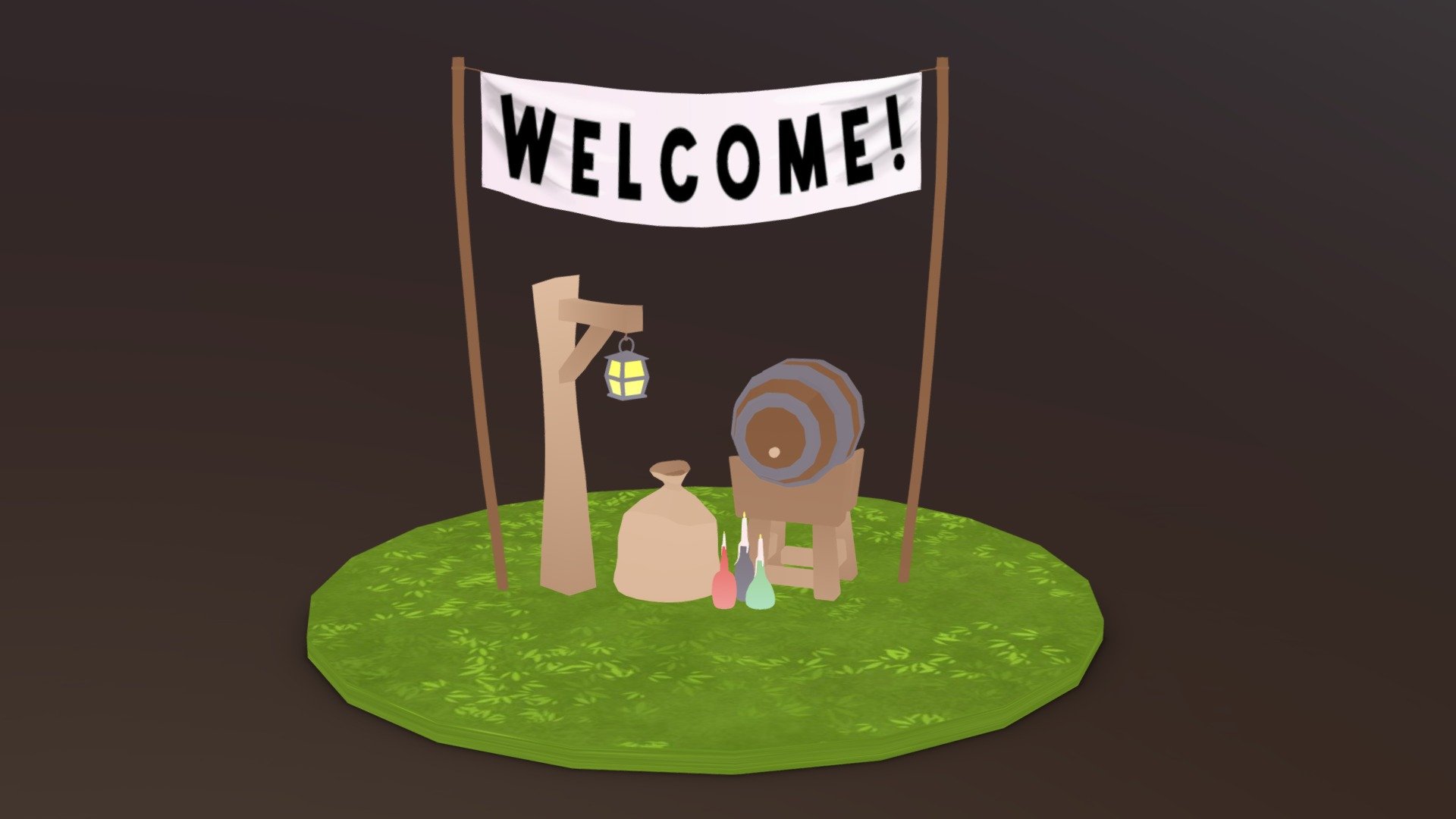 Welcome! - 3D model by MissLumos [7a63757] - Sketchfab