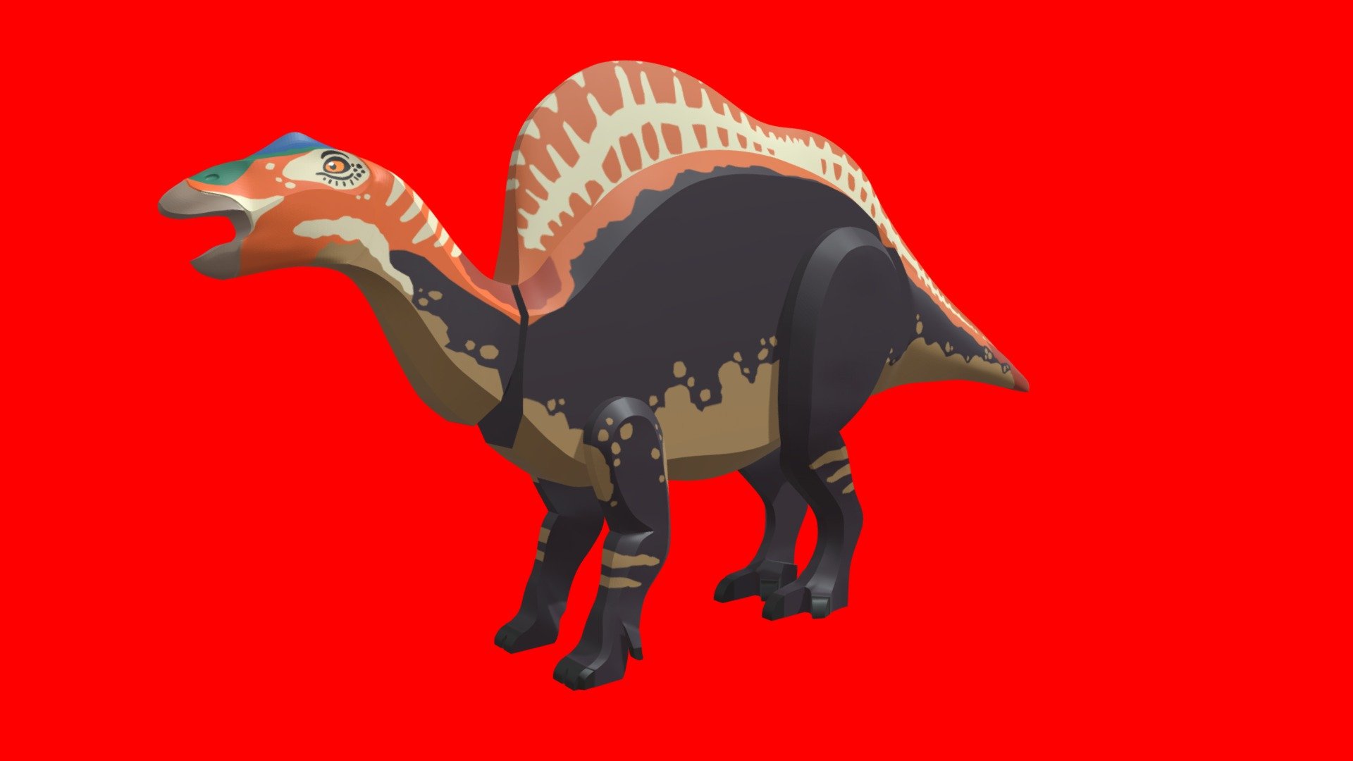 LEGO OURANOSAURUS - 3D model by GHZ (@G.H.Z) [7a63760] - Sketchfab