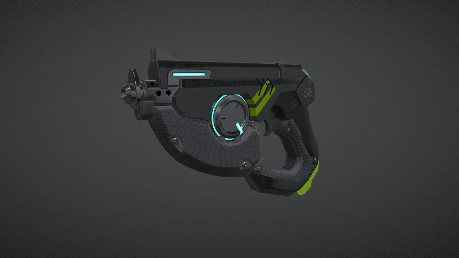 Tracer Gun - Sporty variant - 3D model by fotis.megas [7a64b92] - Sketchfab