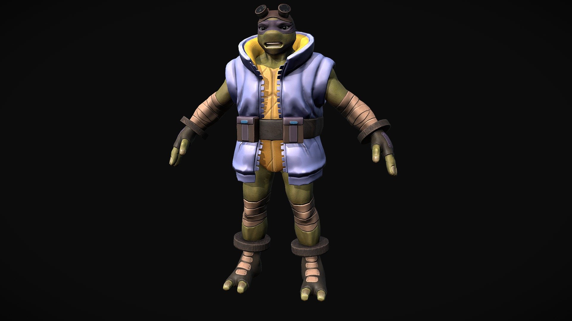 TMNT Donatello - Test character - 3D model by Aleksander639 [7a64e06 ...