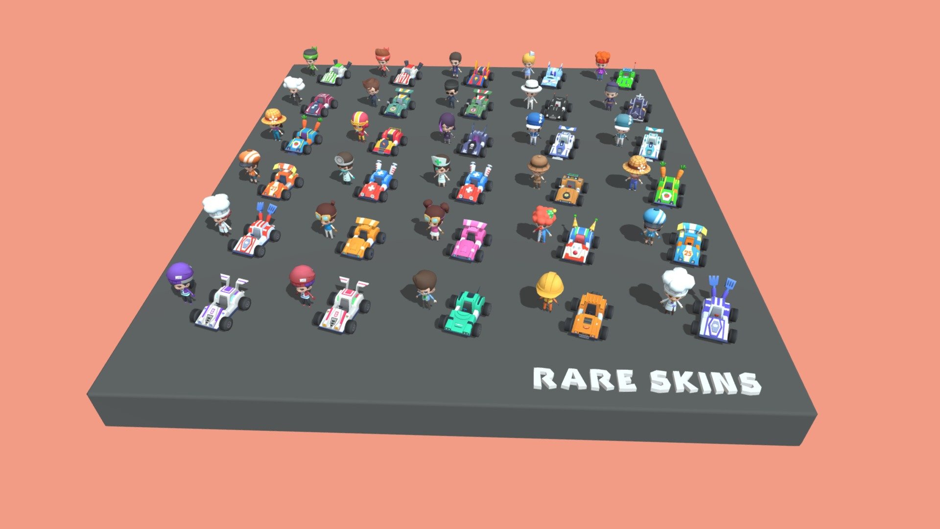 Kart Royale! Rare skins - 3D model by Victor Estivador ...