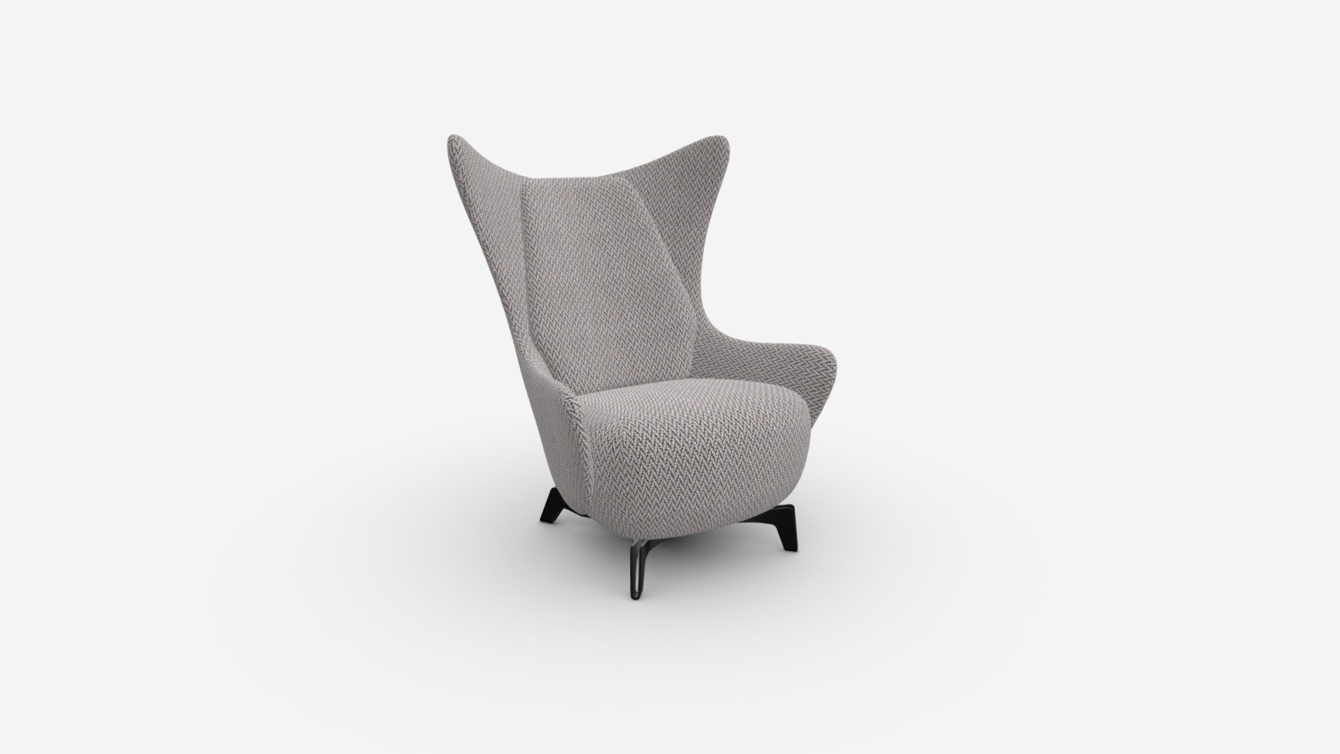 8. Poltrona Wing - Jader Almeida - 3D model by Arch Tech Tour (@archtechtour) [7a65807] - Sketchfab