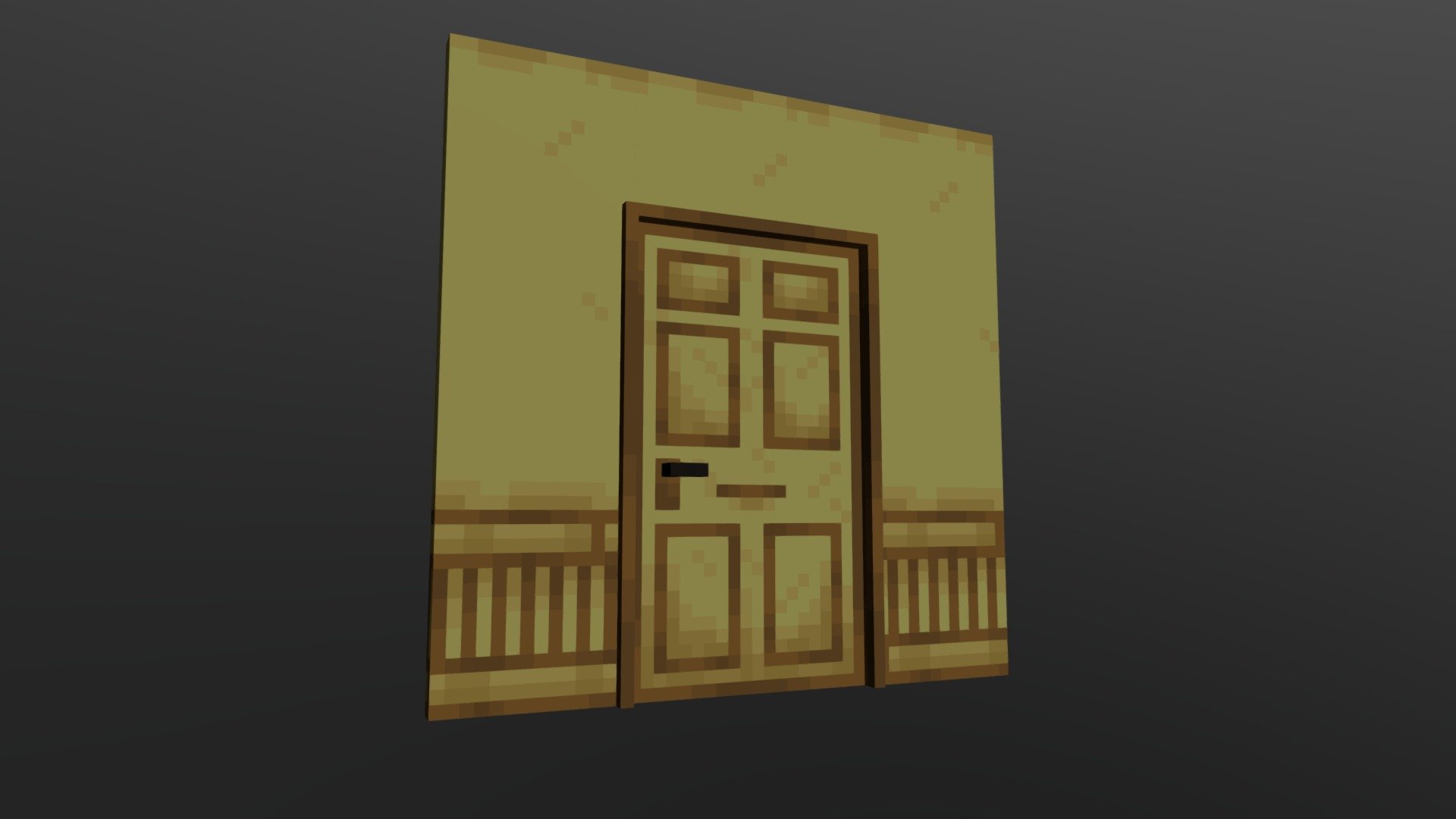 Door (Дверь) - 3D model by RomanSoulja [7a65e63] - Sketchfab