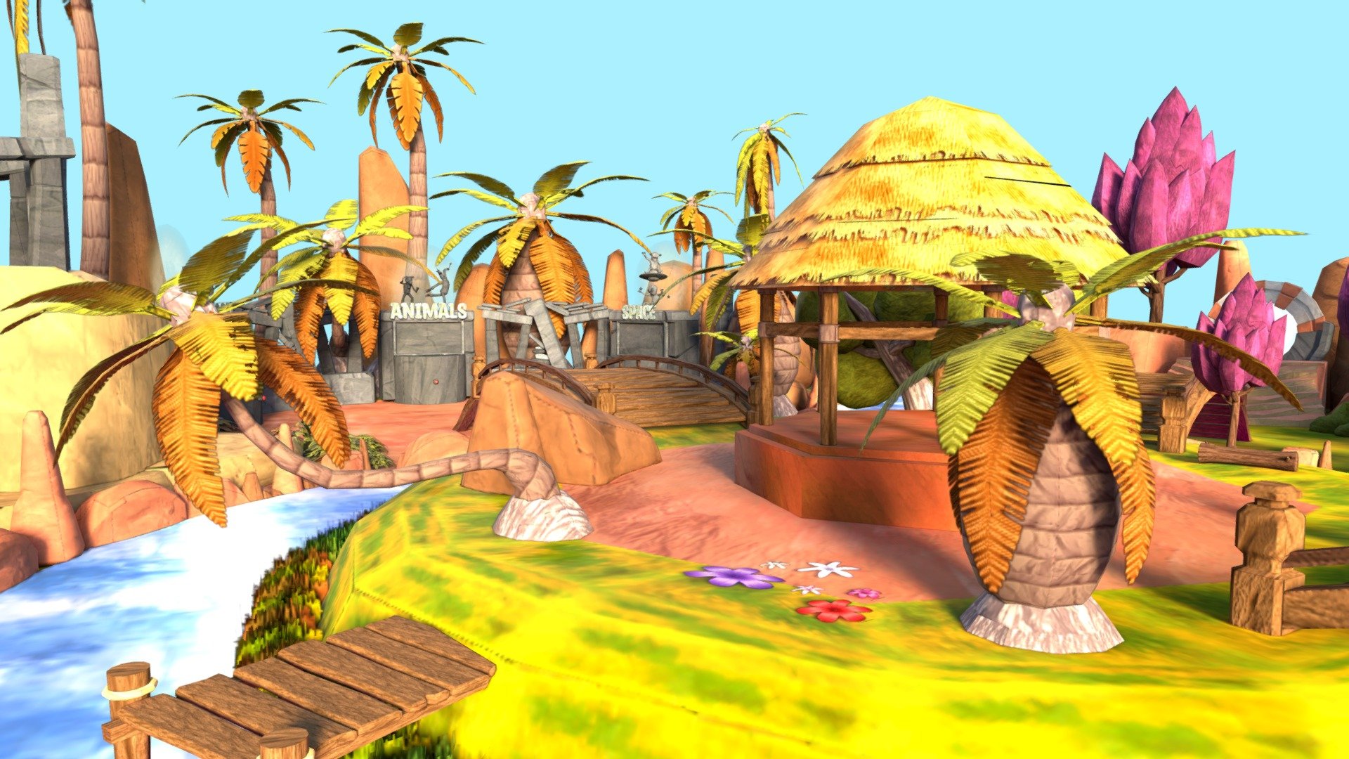 Avatar Garden - CC0 Asset Pack - Download Free 3D model by Polygonal ...