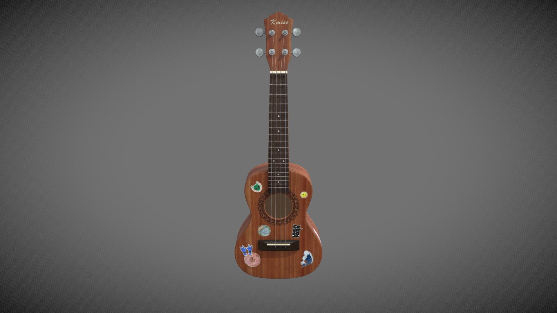 Tenor Ukulele - 3D model by Melati Chairunnisa (@imelele) [7a66c04 ...