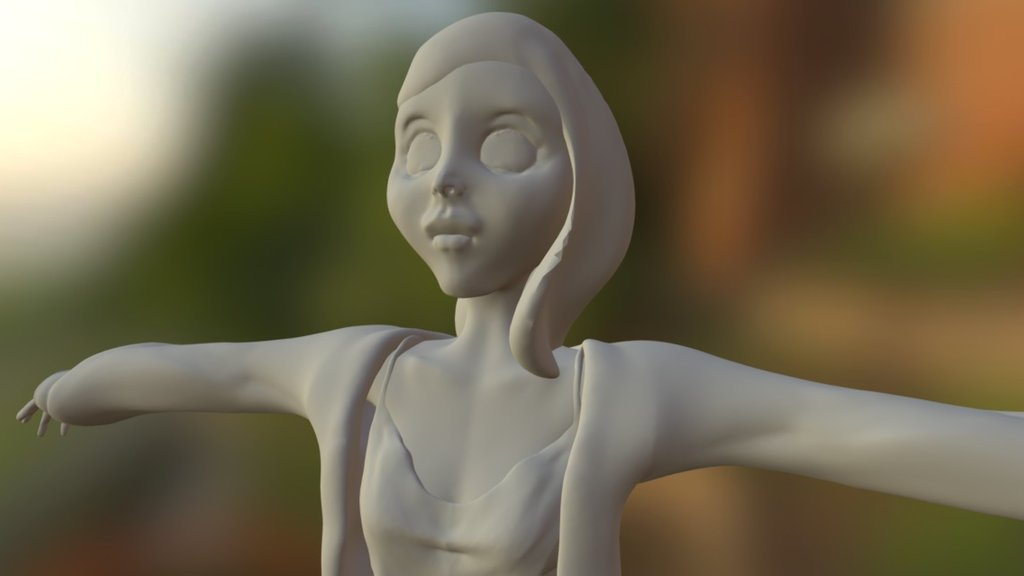 Mulher [Sculptris] - 3D model by pedrorodrigues93 [7a66f10] - Sketchfab