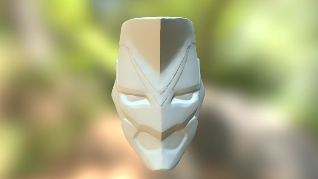 Green Mask - 3D model by nanoselfie3d [7a6709d] - Sketchfab