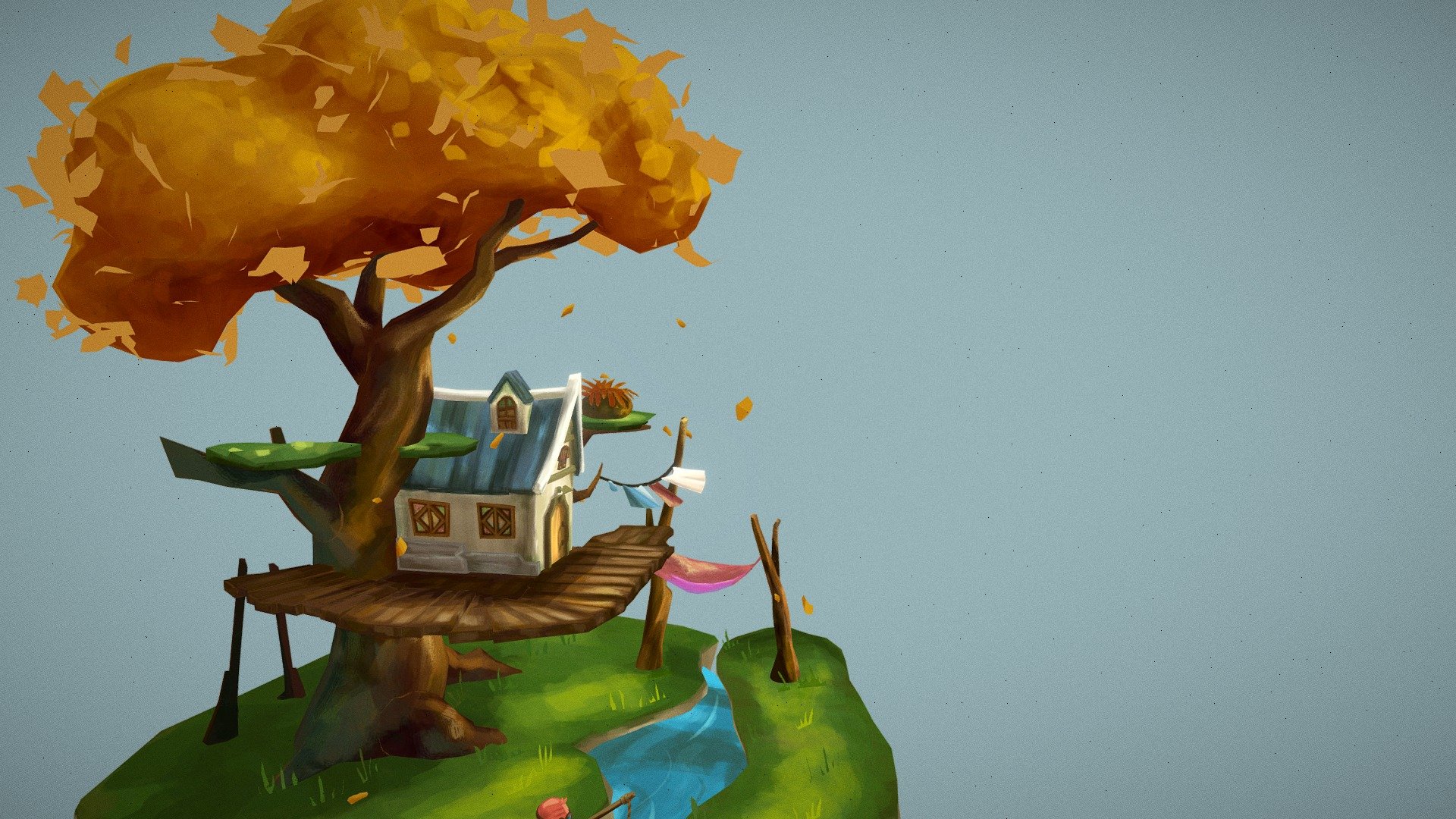 Tree House - 3D model by gokcekabak [7a6744e] - Sketchfab