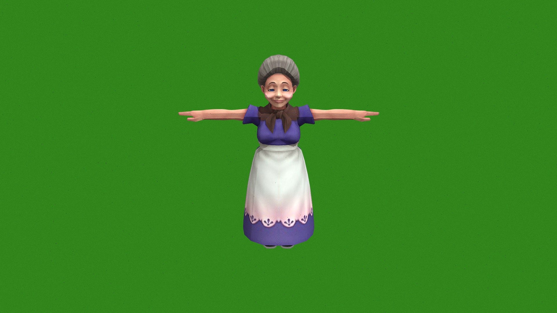 Grandma Standing Arguing - Download Free 3D model by Anam Gul (@humraz ...