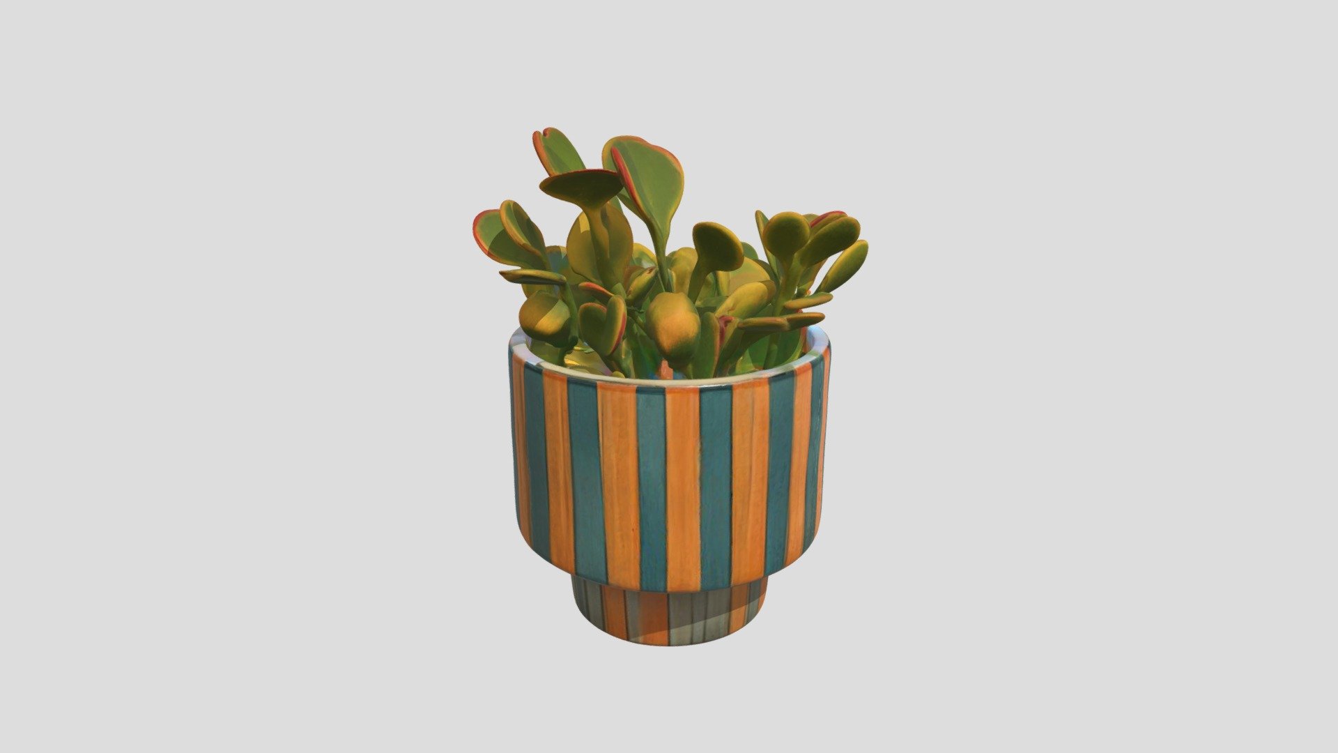 Modern Potted Succulent | Indoor Plant 3D Prop - Download Free 3D model ...