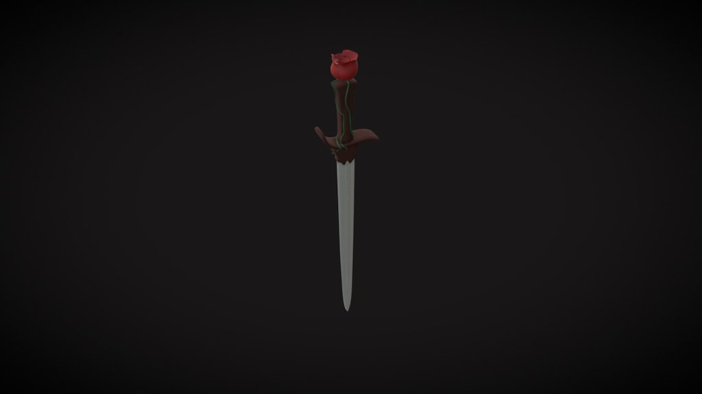 Rose sword - 3D model by ProwerPower [7a6b1df] - Sketchfab
