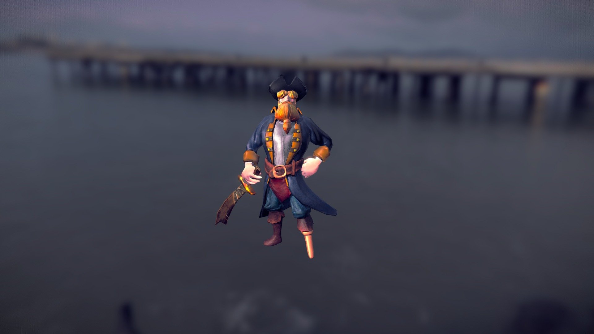 Pirate - 3D model by loudmeowing [7a6c04f] - Sketchfab