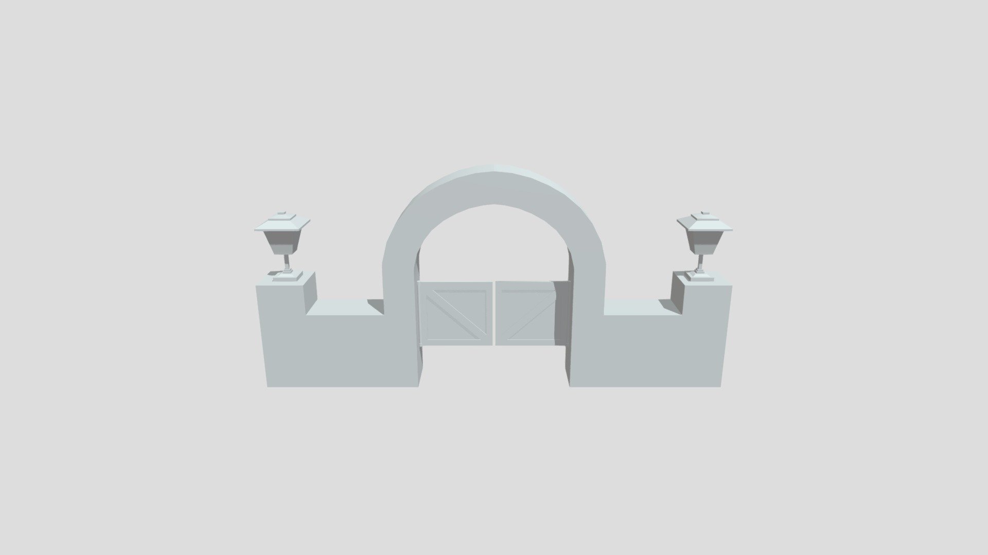 The Gate - 3D model by Saiah9943 [7a6f076] - Sketchfab