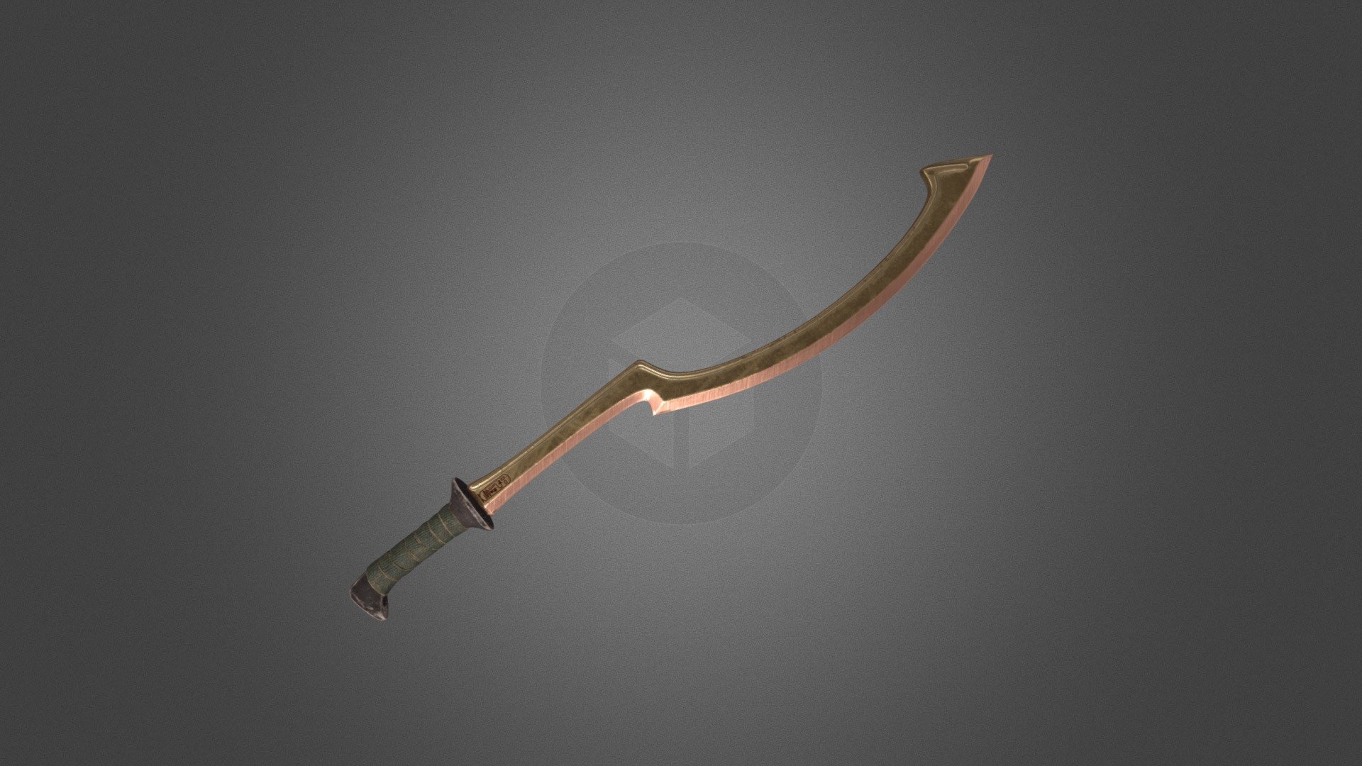 Nasir's Egyptian Kopesh - 3D model by hanif.a.a.nasir [7a6f5ea] - Sketchfab
