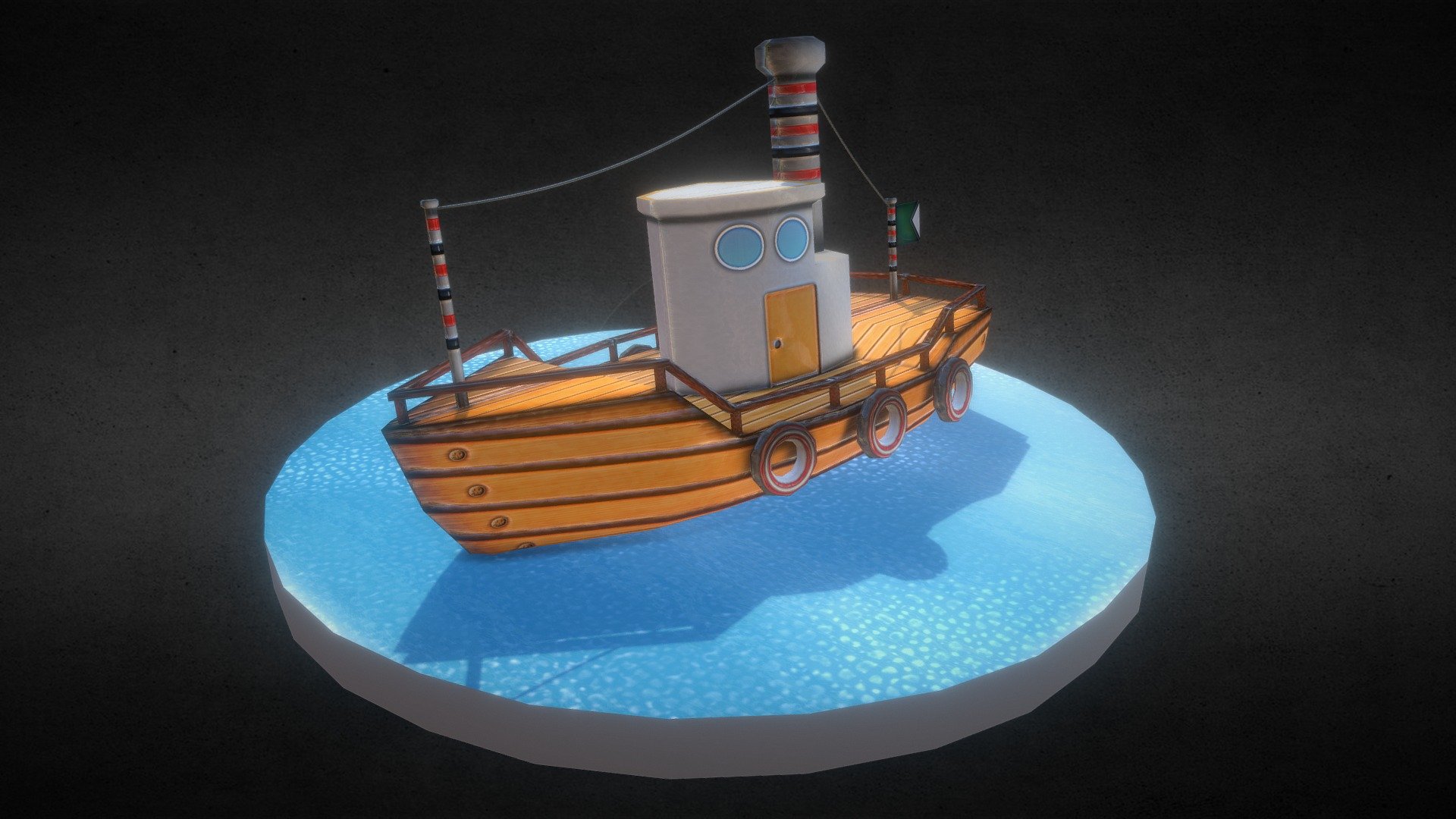 The Little Ville - Boat Animation - 3D model by Spotland Live Graphics ...