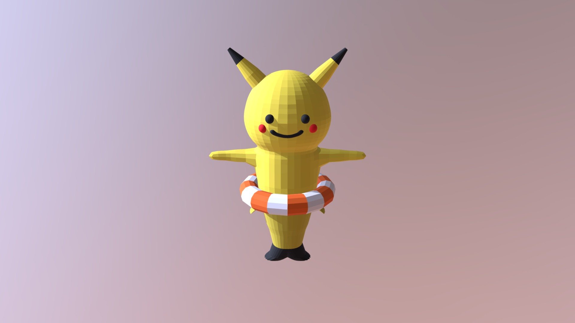 Pika mermaid - 3D model by smollpatapons [7a71ed0] - Sketchfab