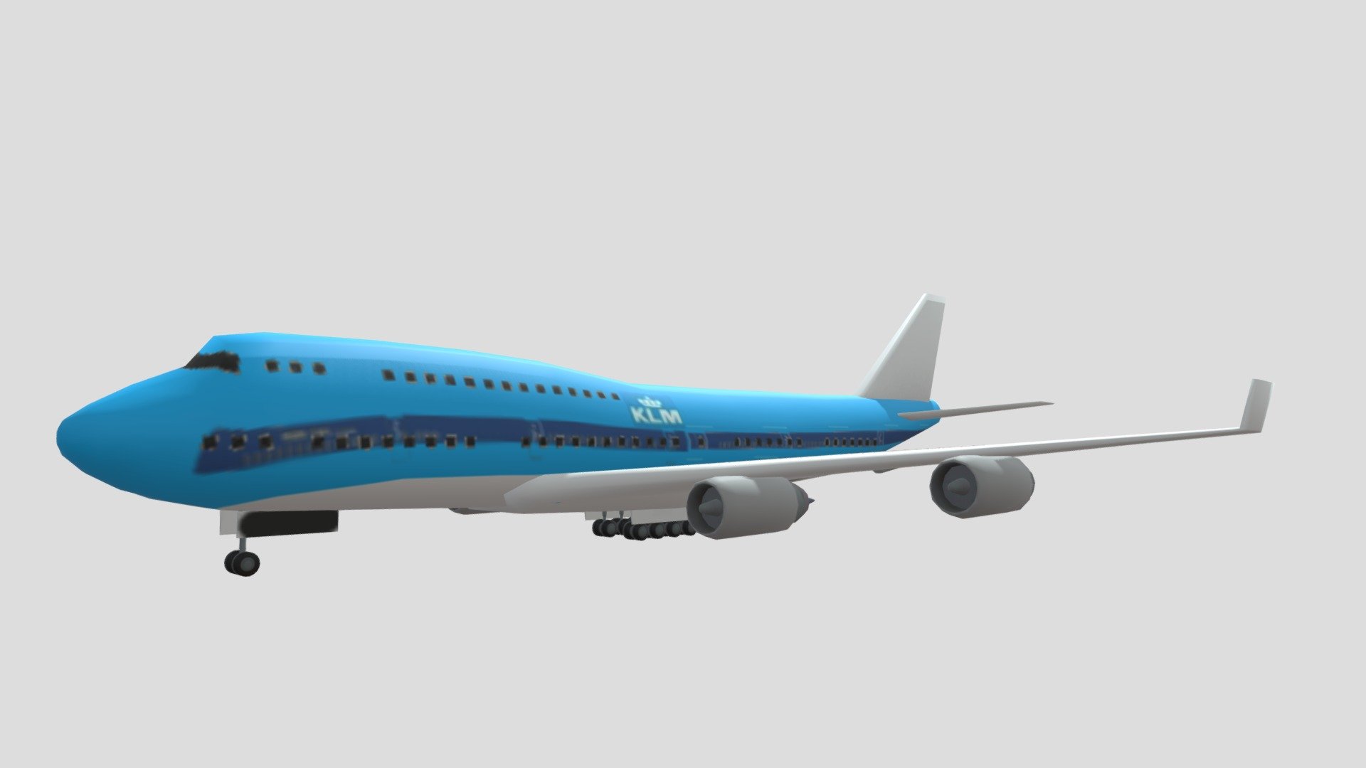 Boeing 747 klm - Download Free 3D model by zairiq zairiq (@zairiqzairiq ...