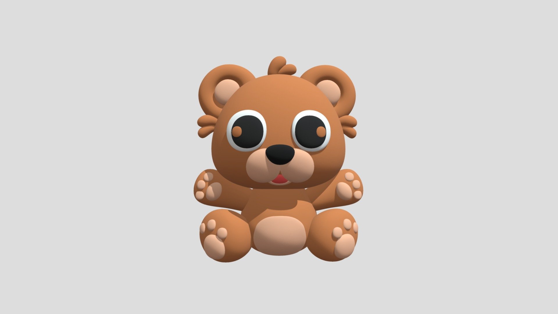 Cute Baby Animal - 3D model by asifalisketchfab.com [7a756d2] - Sketchfab
